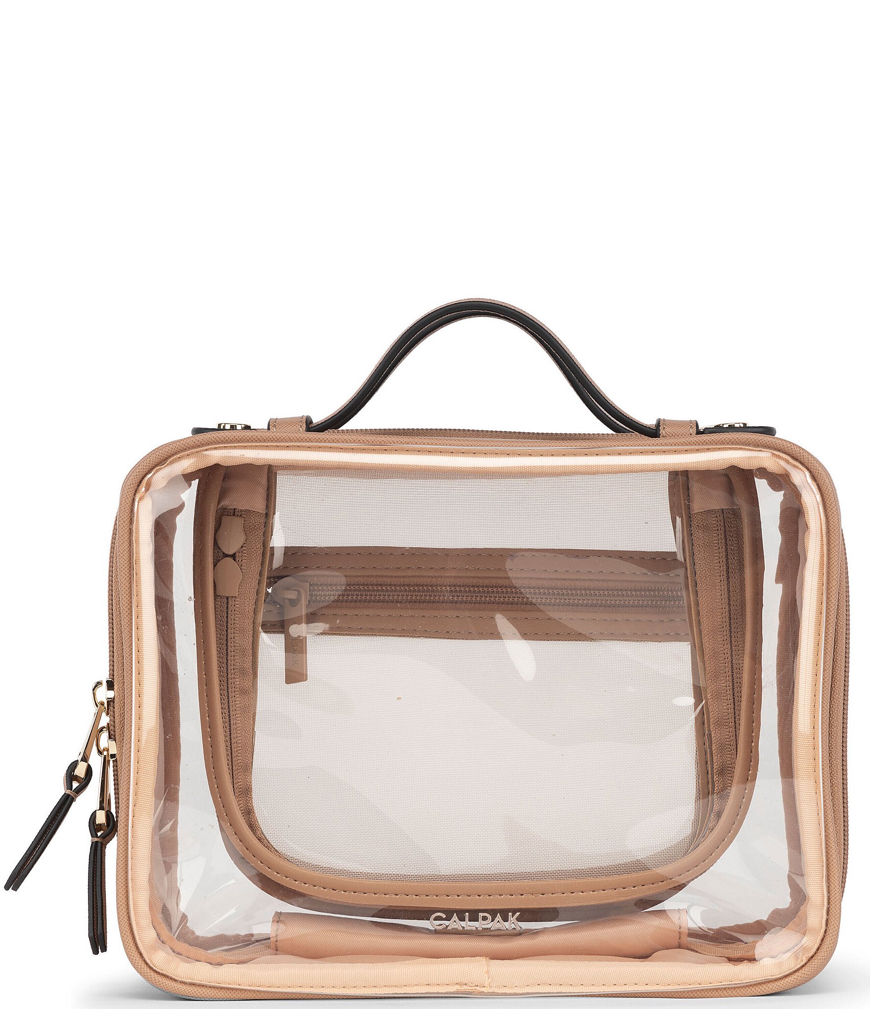 CalPak Medium Clear Cosmetics Case | Dillard's
