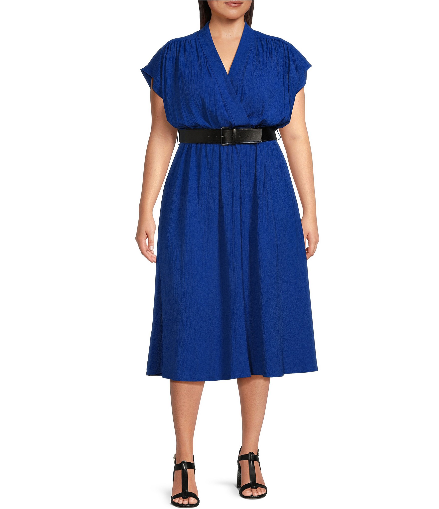Plus Size Fit And Flare Midi Dress Dresses Images 2024 Page 5