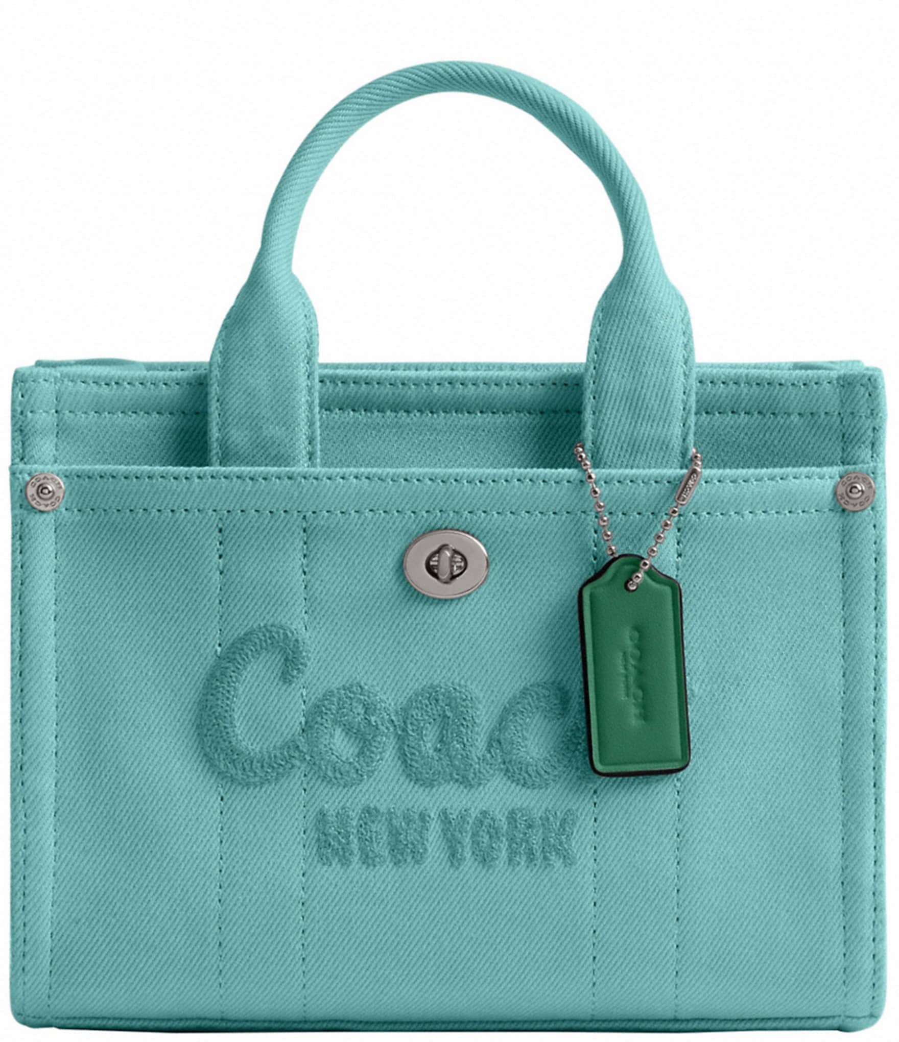 COACH Colored Denim Cargo Tote 20 Bag | Dillard's