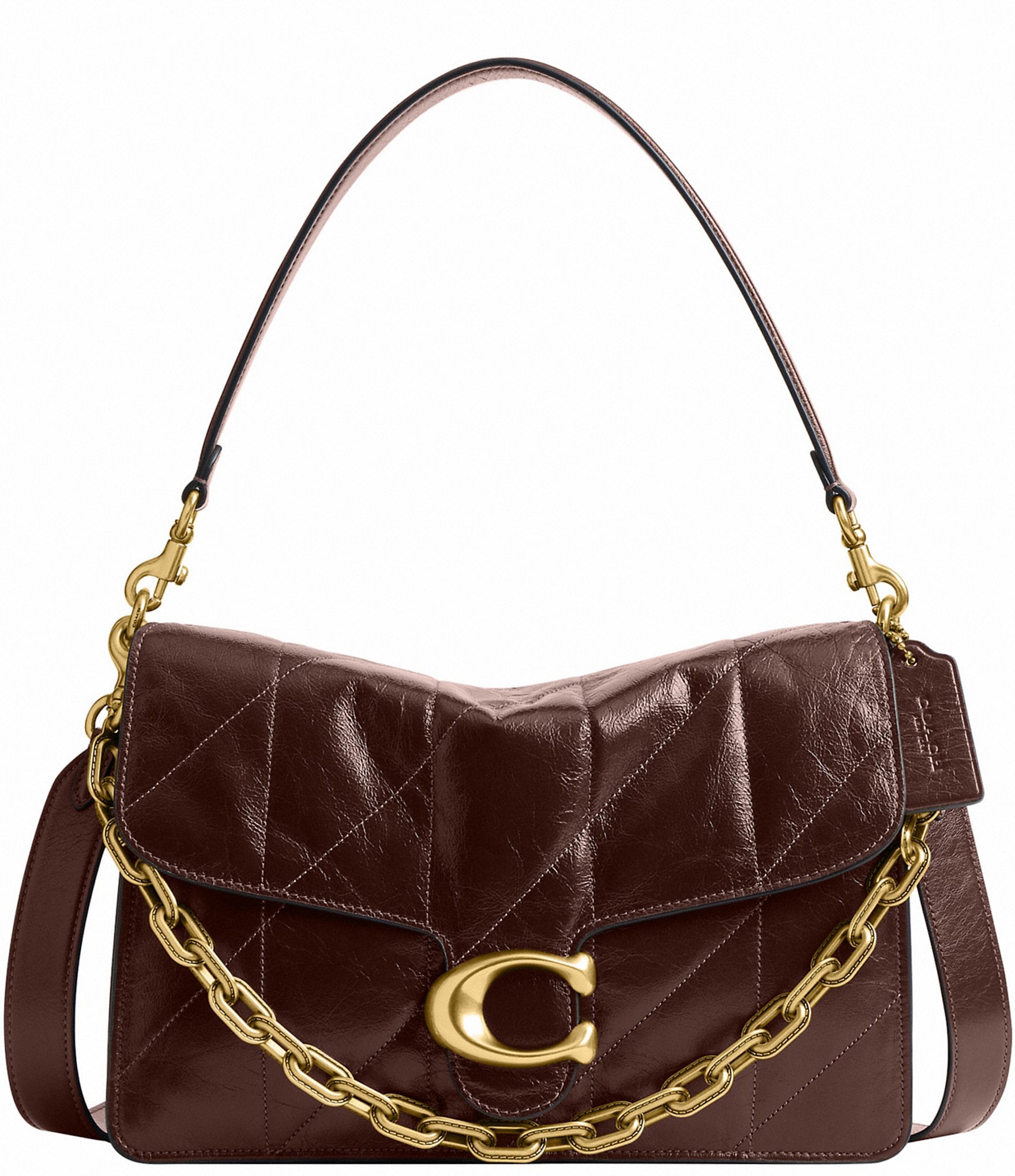 COACH Quilted Glazed Leather Tabby 30 Shoulder Bag | Dillard's