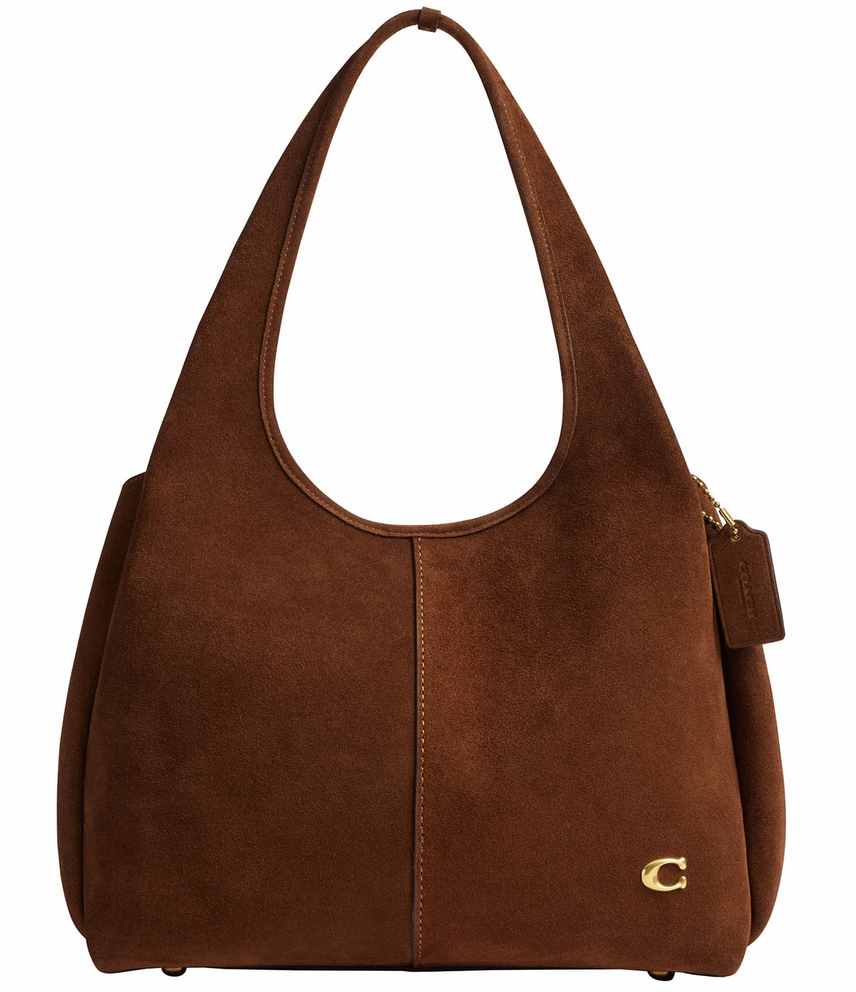 COACH Suede Lana Shoulder Bag | Dillard's