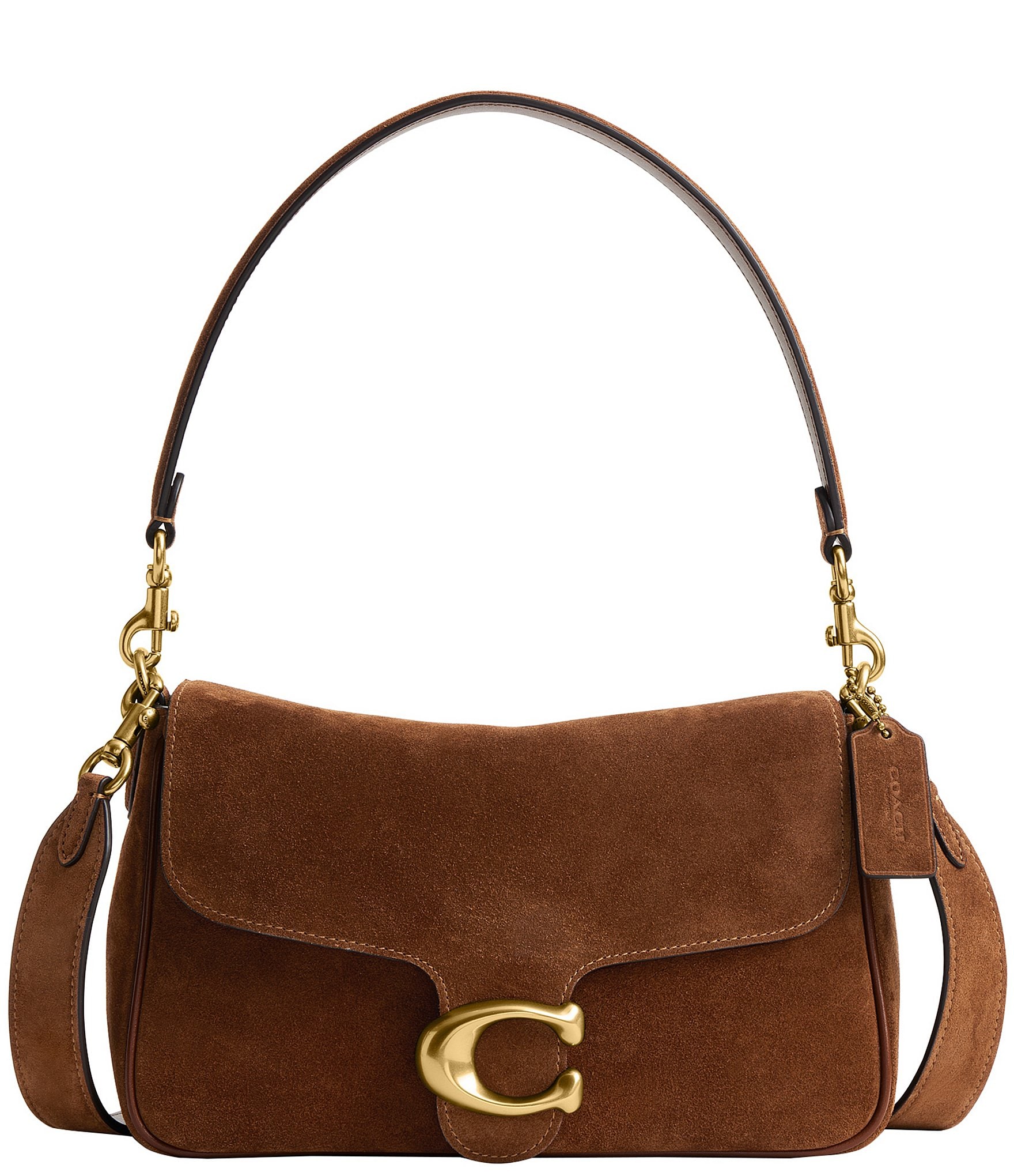 COACH Suede Soft Tabby Shoulder Bag | Dillard's