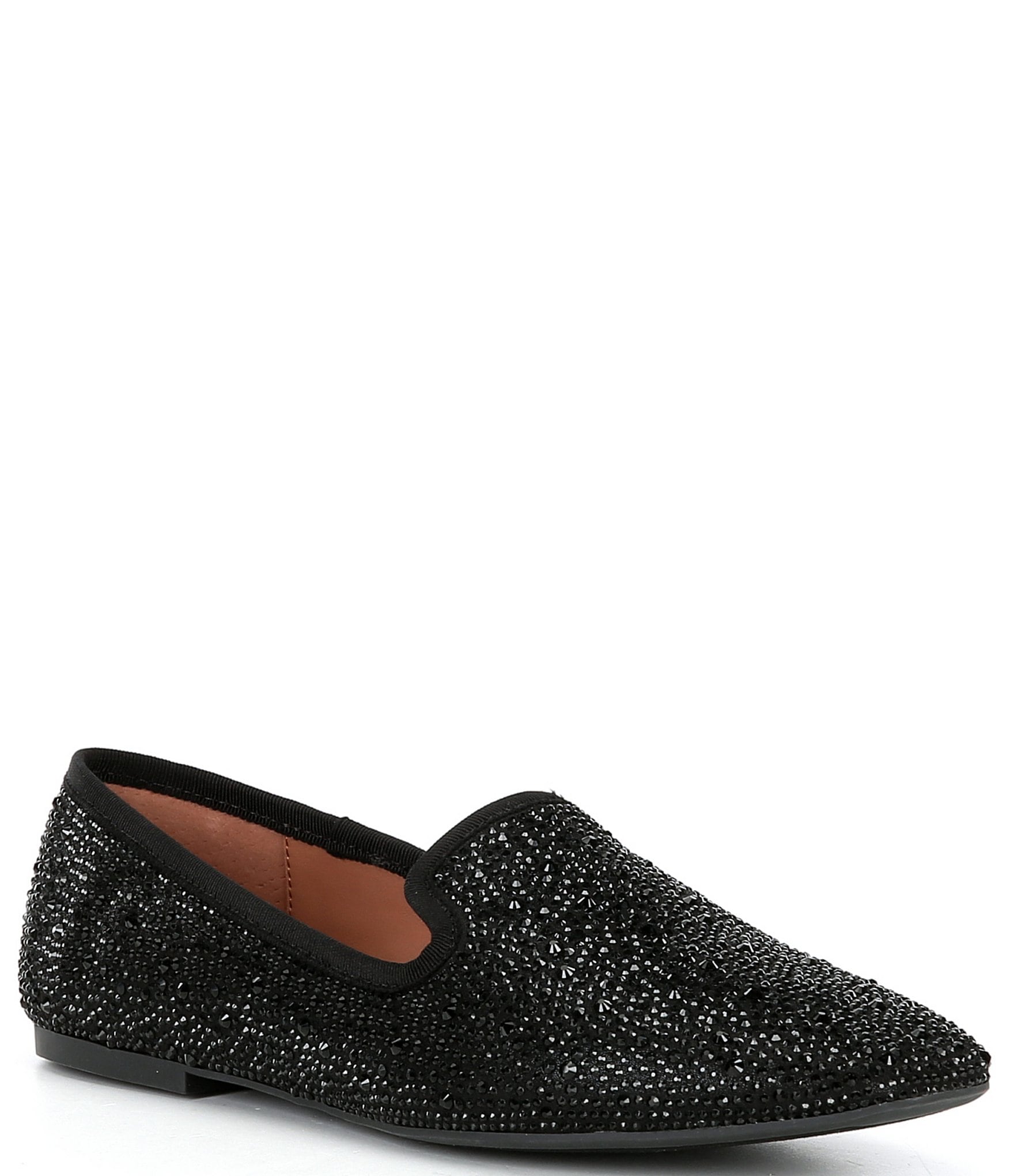 Copper Key Glitz Rhinestone Loafers | Dillard's