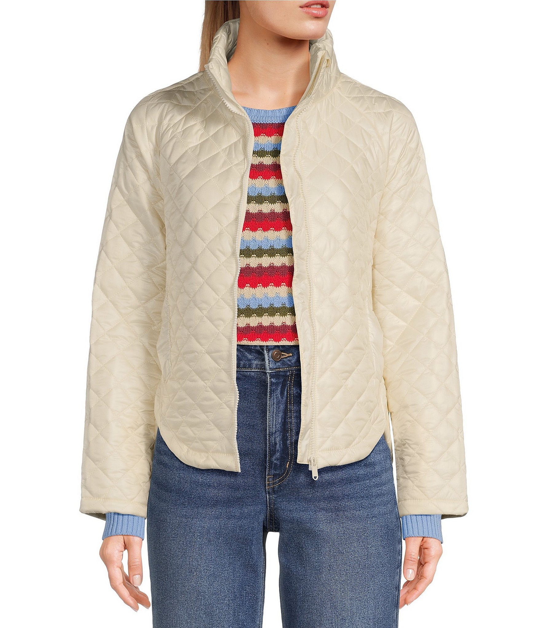 Copper Key Quilted Puffer Jacket | Dillard's