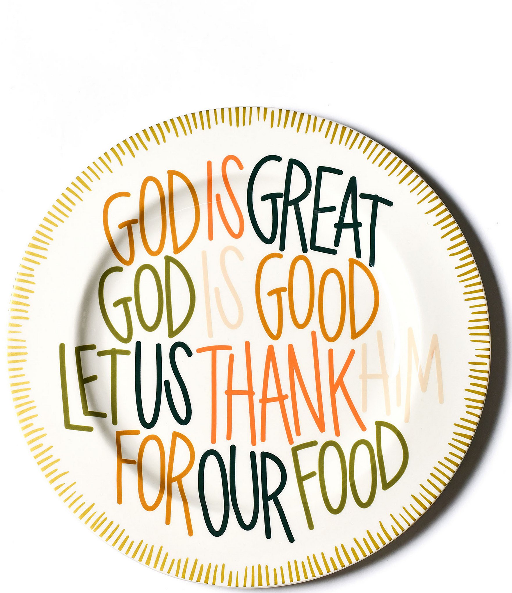 Coton Colors Dusk God Is Great Platter, 14" | Dillard's