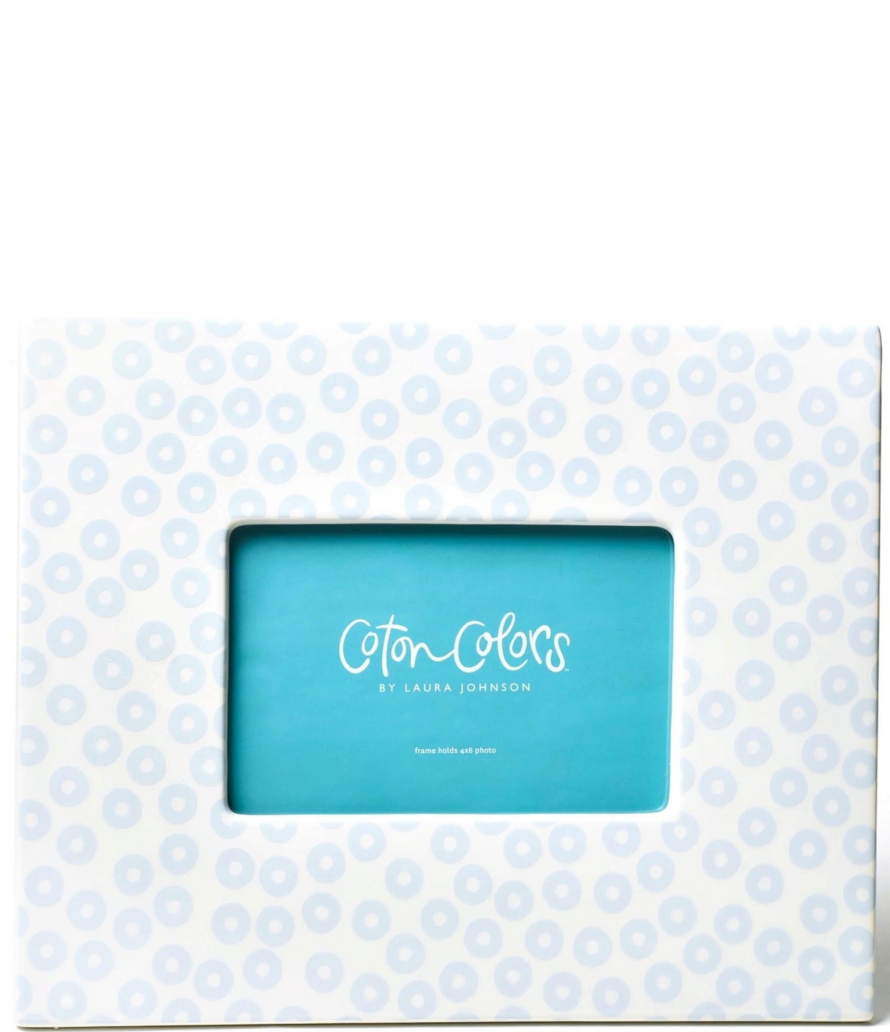 Coton Colors Iris Blue Pip Rectangle Frame, 5x7 | Dillard's