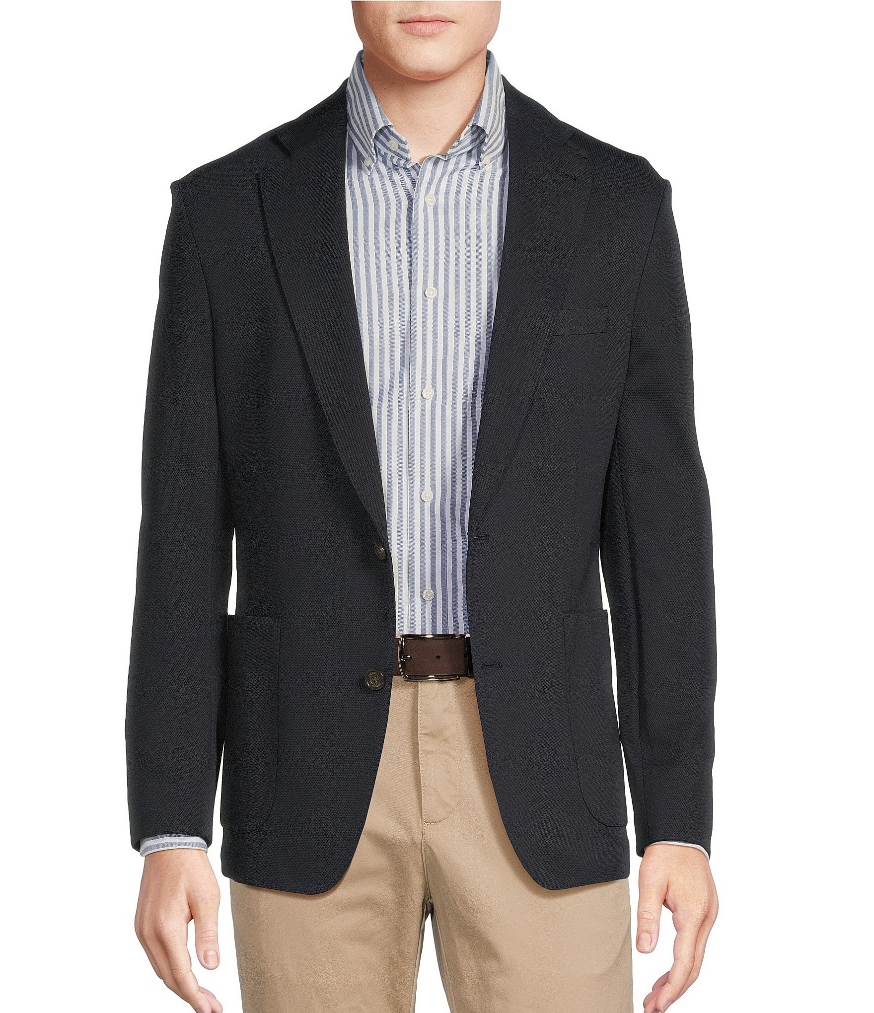 Cremieux Blue Label Solid Knit Blazer | Dillard's