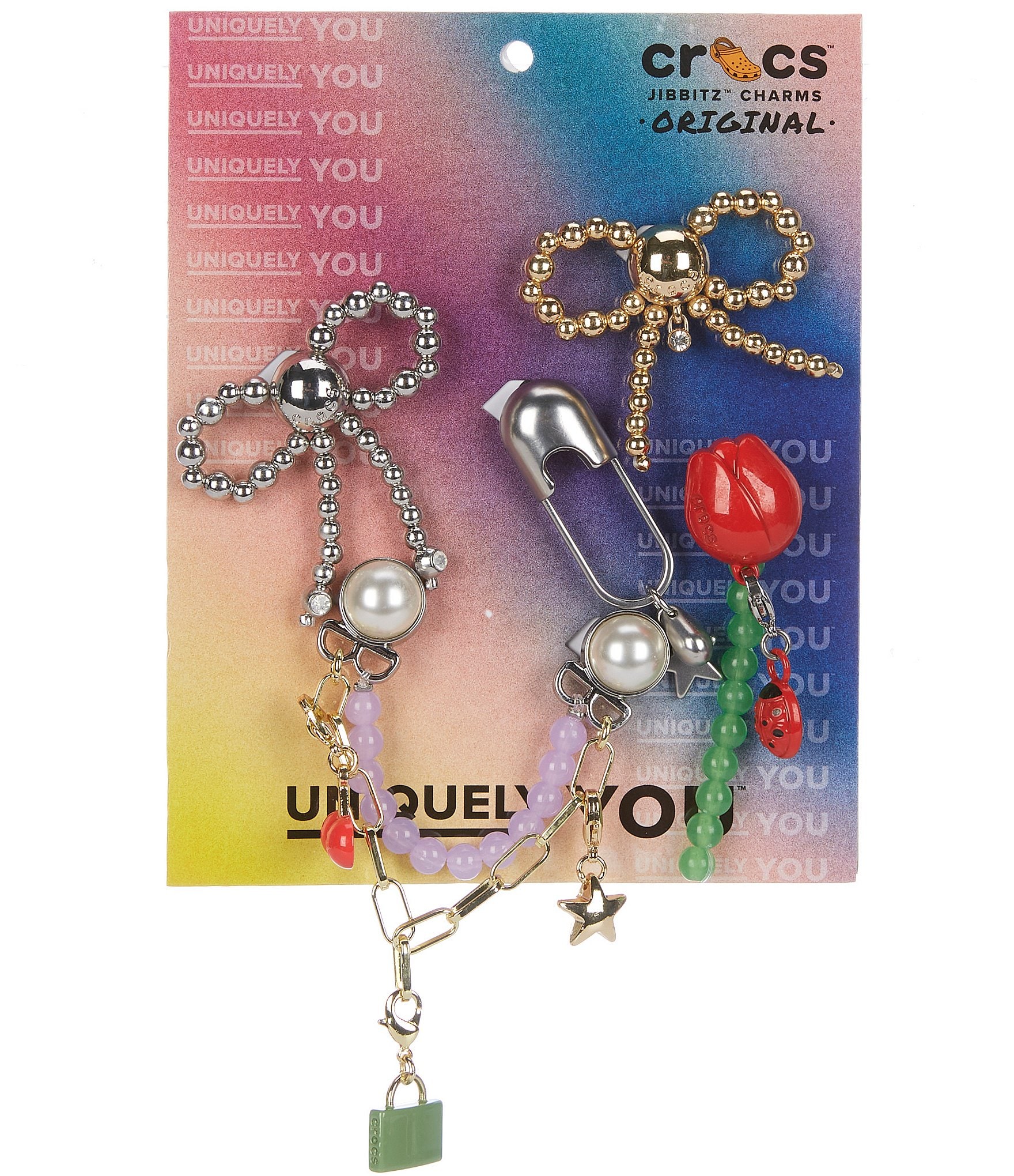 Crocs Girls' Meta Icon Jibbitz™ Charms 5-Pack | Dillard's
