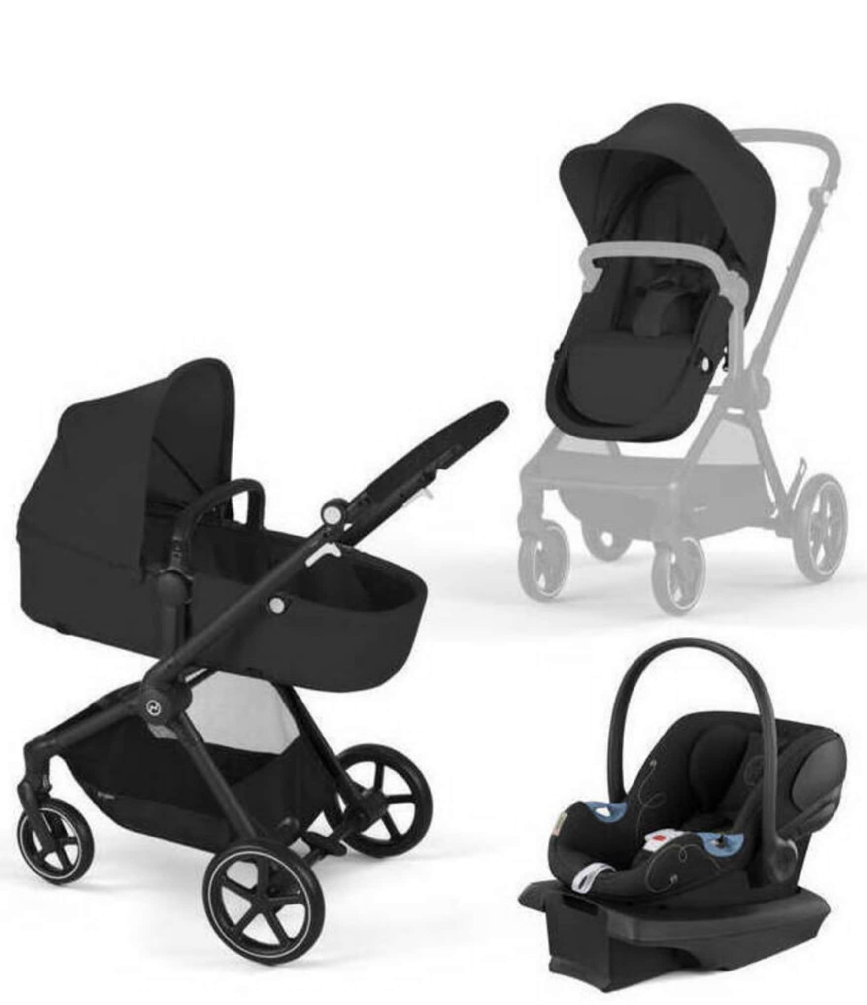 Cybex EOS Stroller & Aton G Swivel Infant Car Seat Travel System ...