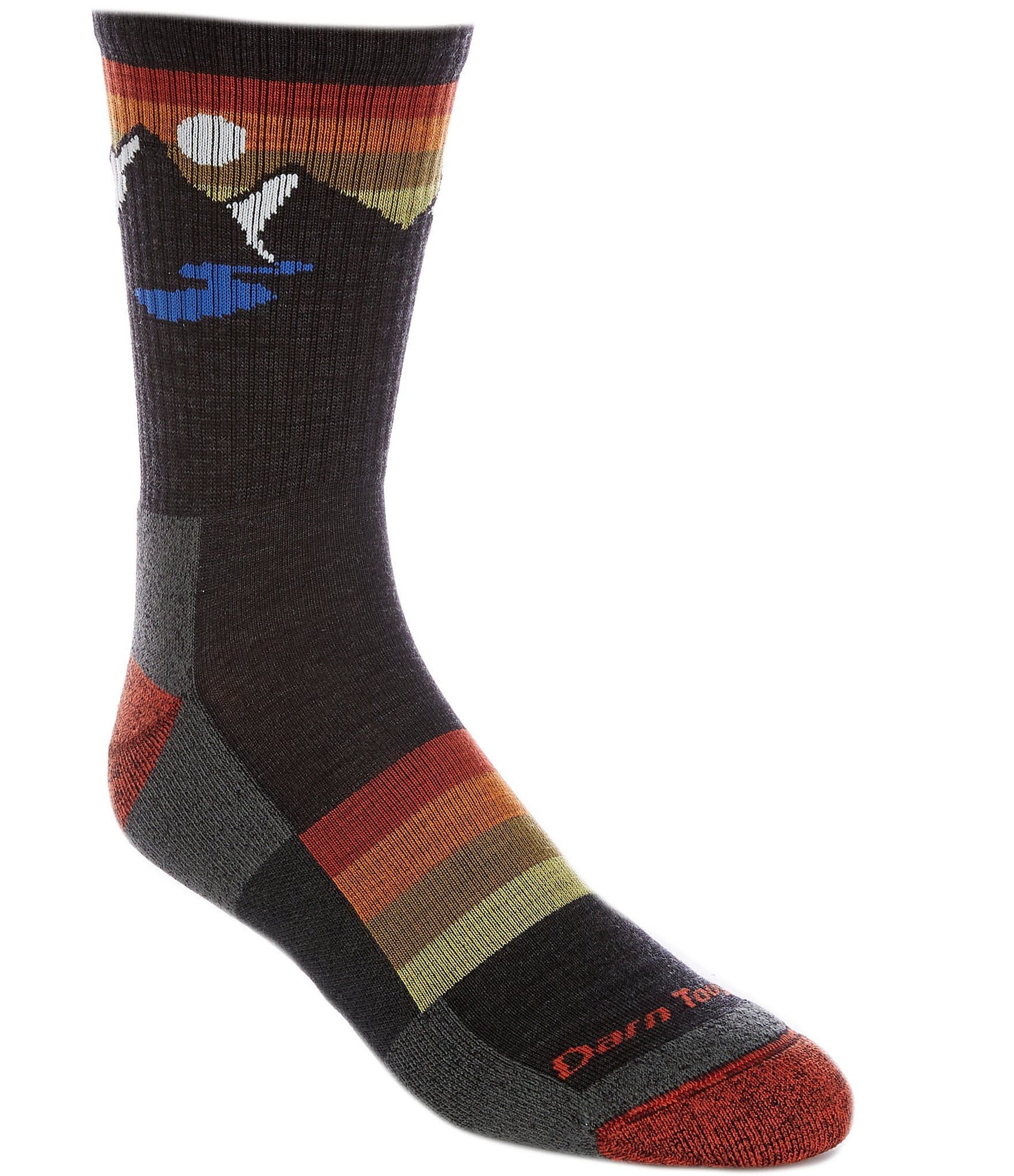 Darn Tough Lightweight Sunset Ridge Micro Crew Hiking Socks | Dillard's