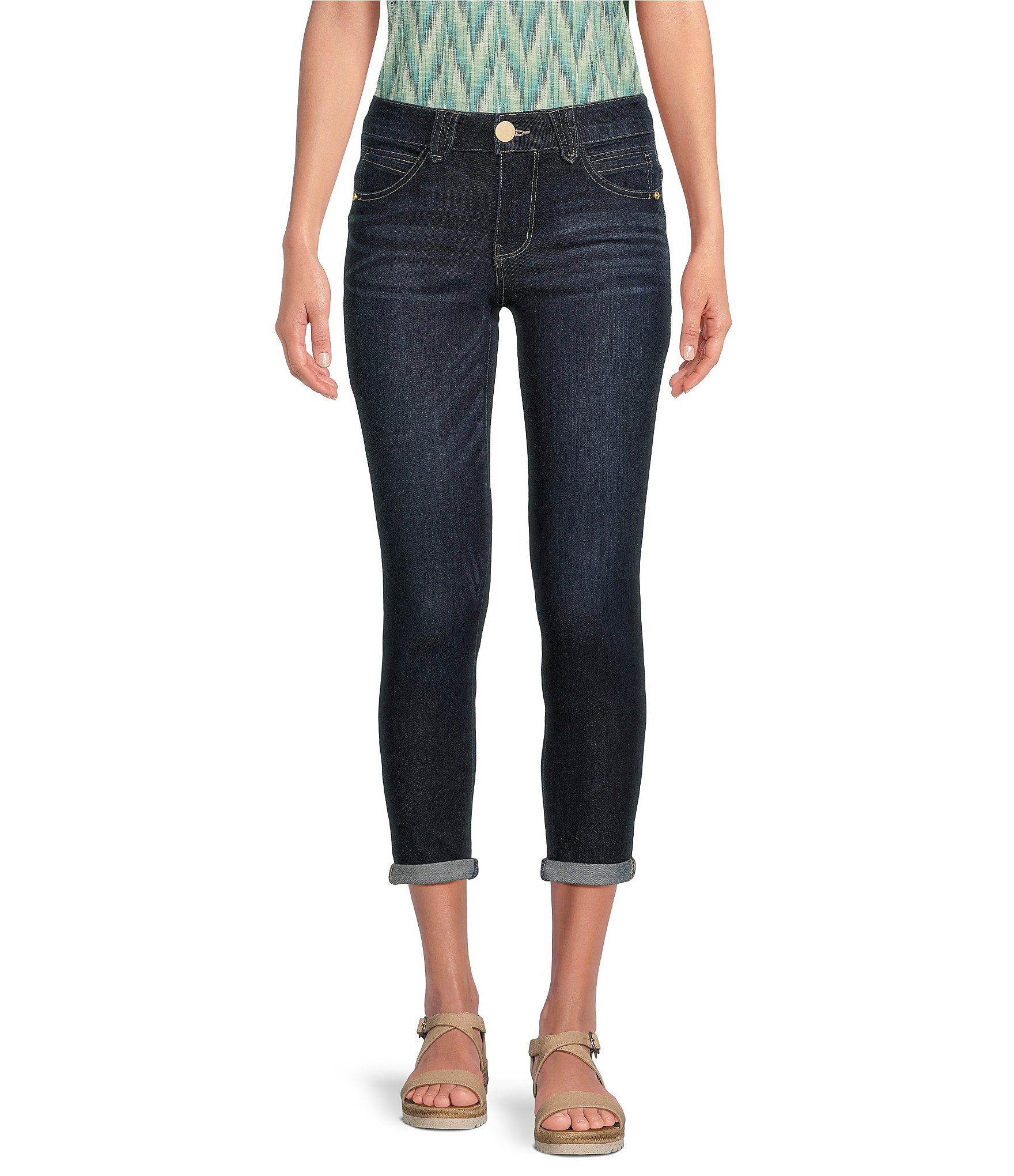 Democracy "Ab"solution® Skinny Leg Crop Jeans | Dillard's