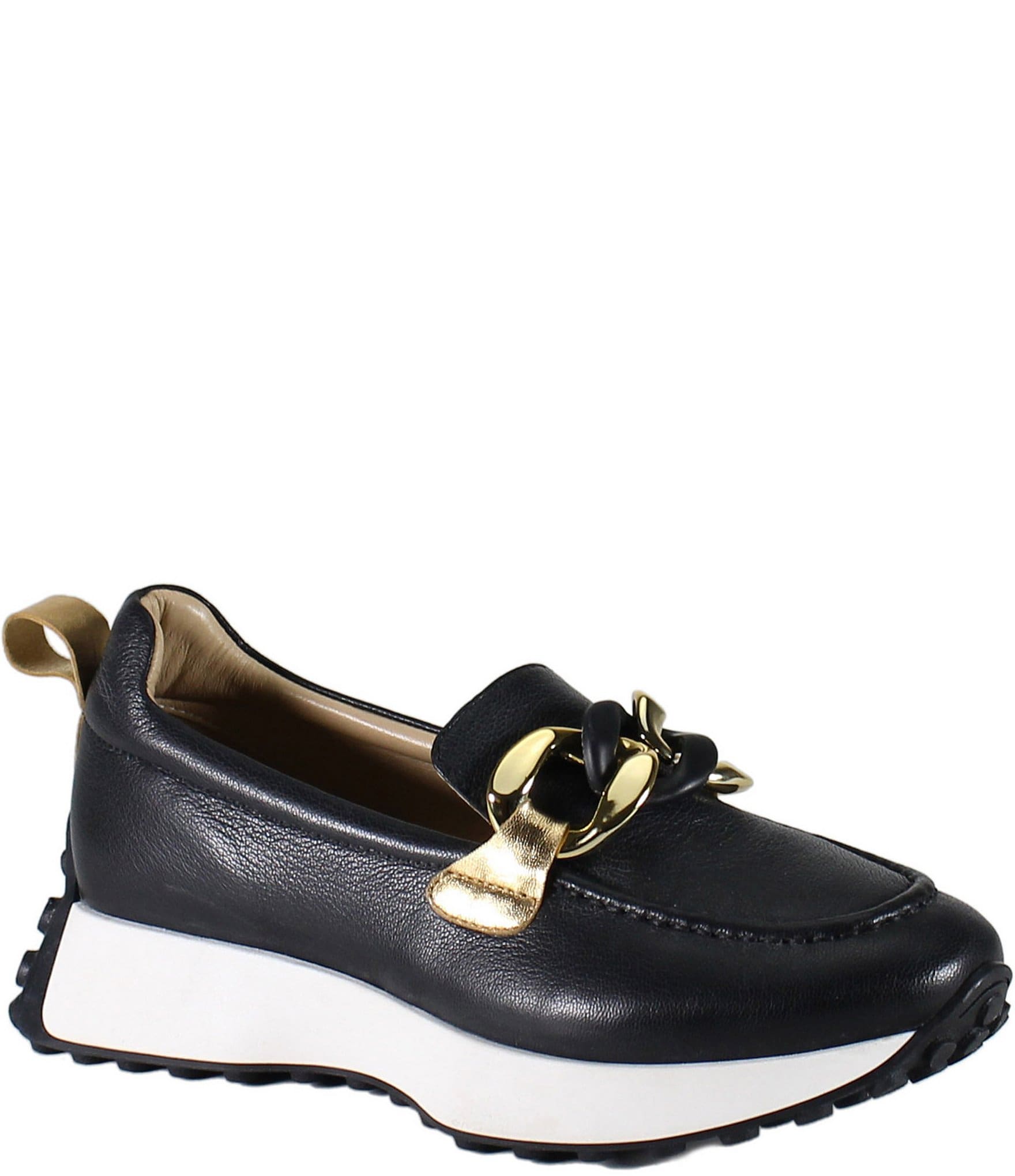 Diba True Kind Words Leather Platform Chain Loafers | Dillard's