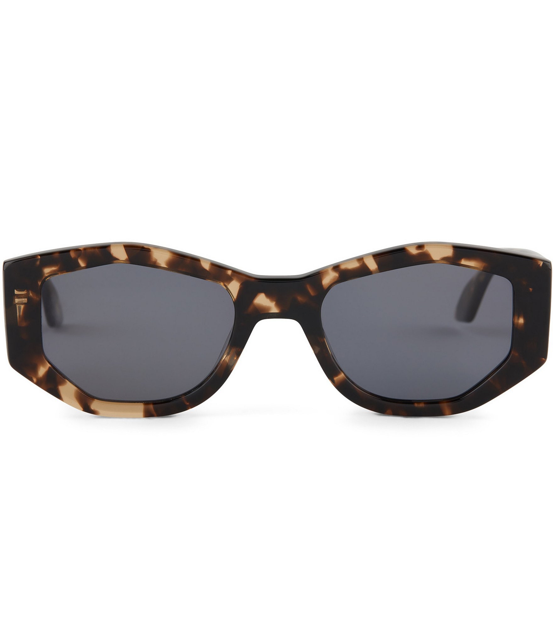 DIFF Eyewear Zoe 55mm Polarized Tortoise Geometric Sunglasses | Dillard's