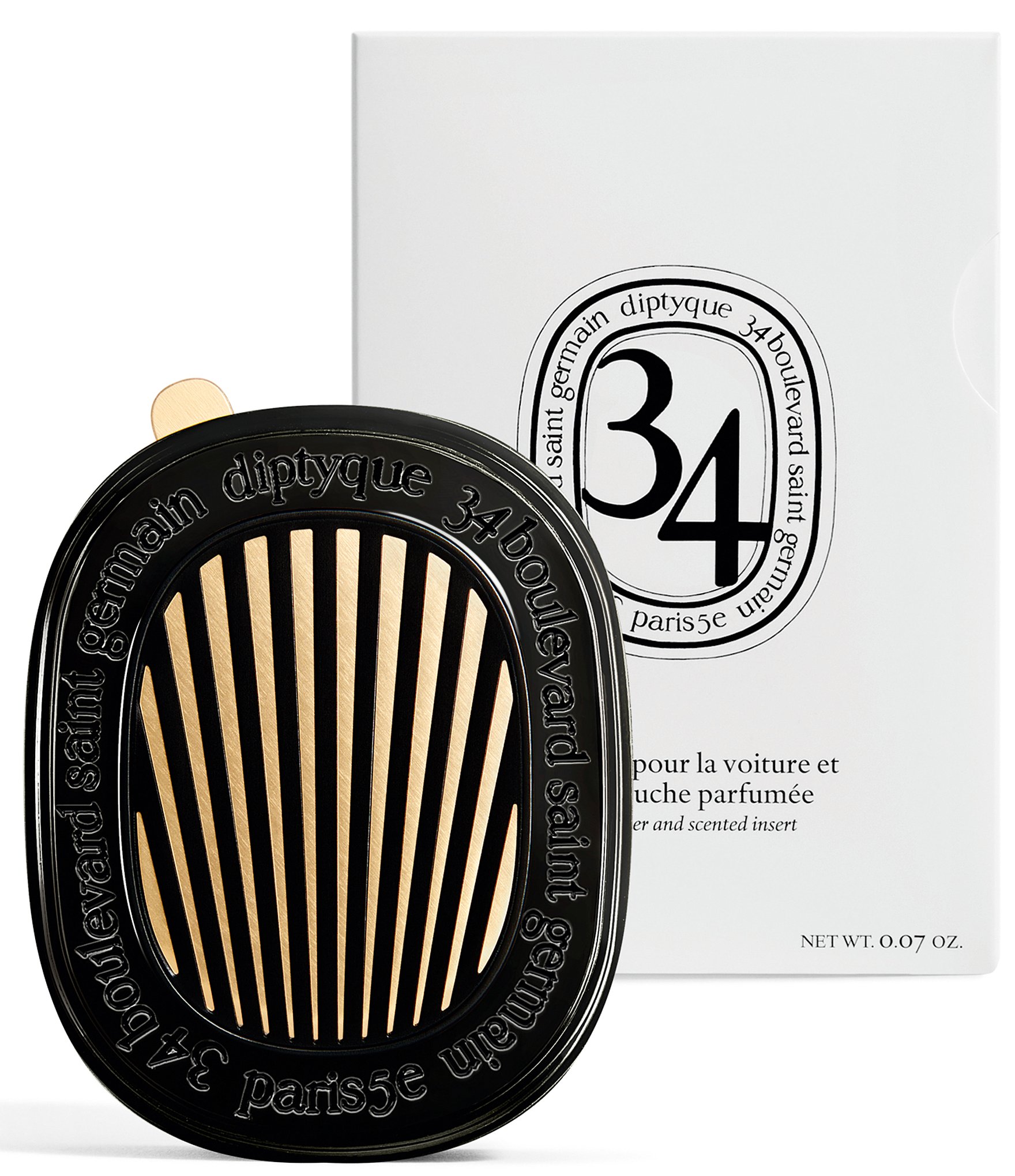 DIPTYQUE 34 Boulevard Saint Germain Car Fragrance Diffuser and Insert ...