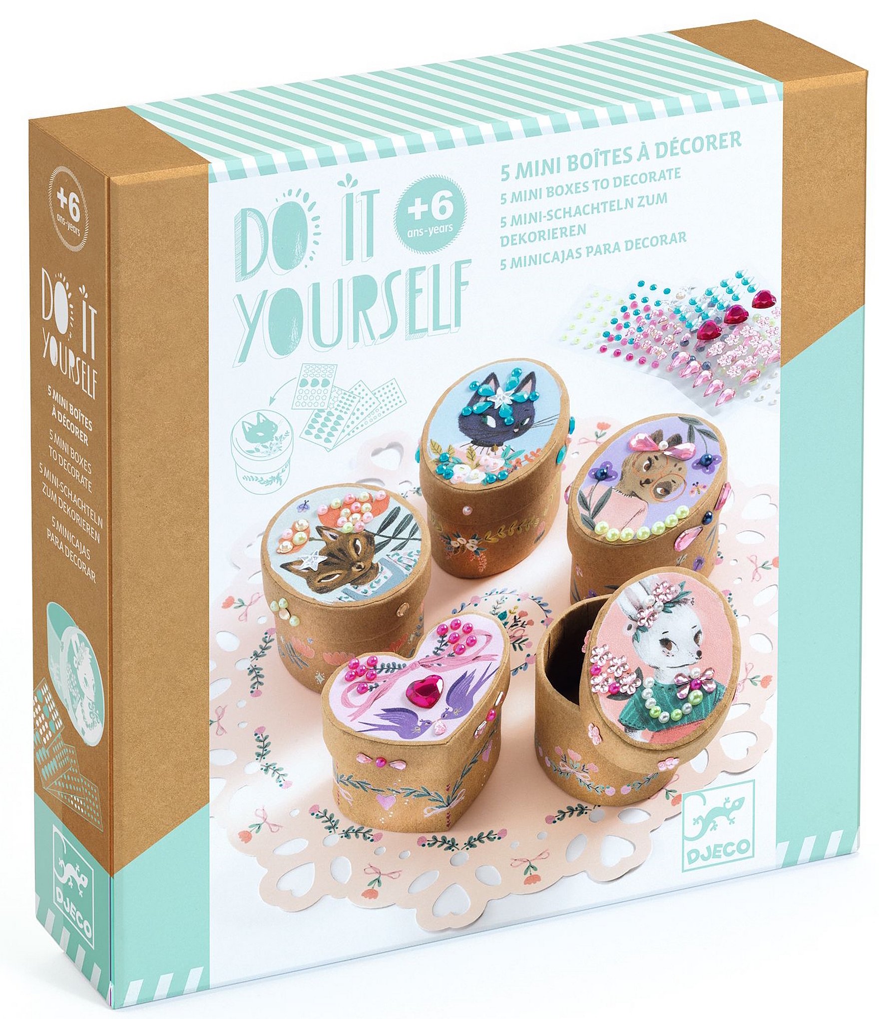 Djeco Adorable DIY Boxes Craft Kit | Dillard's