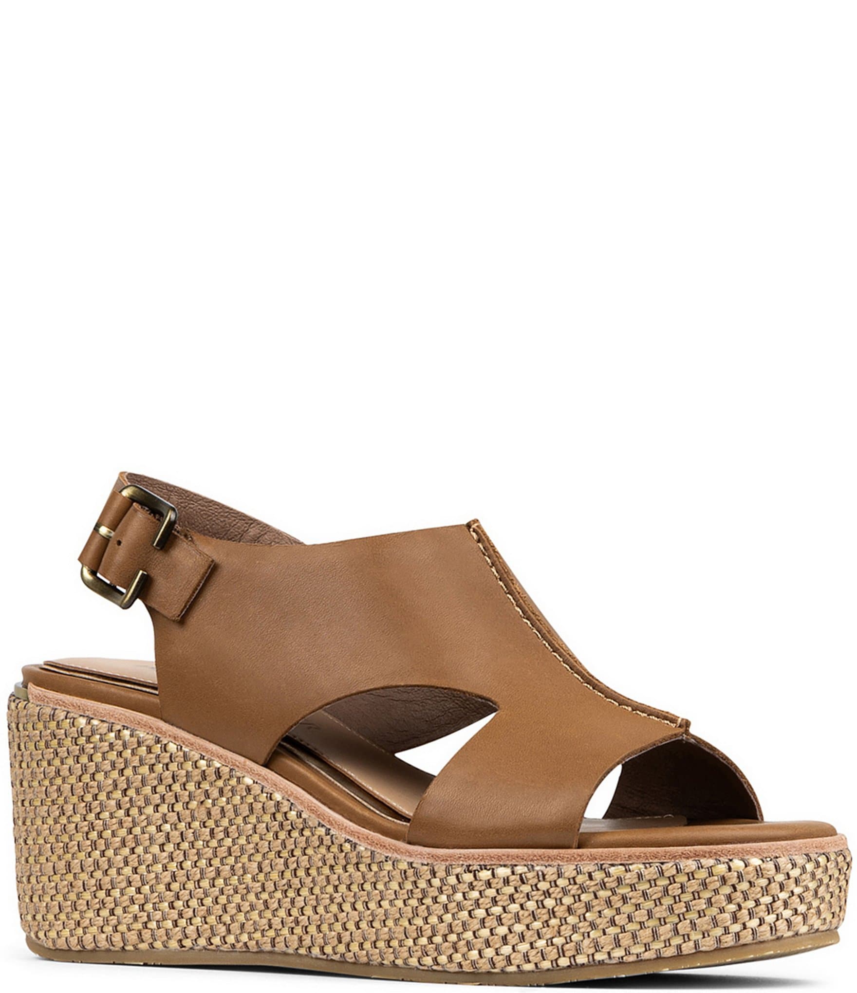 Donald Pliner Aree Leather Platform Wedge Sandals | Dillard's