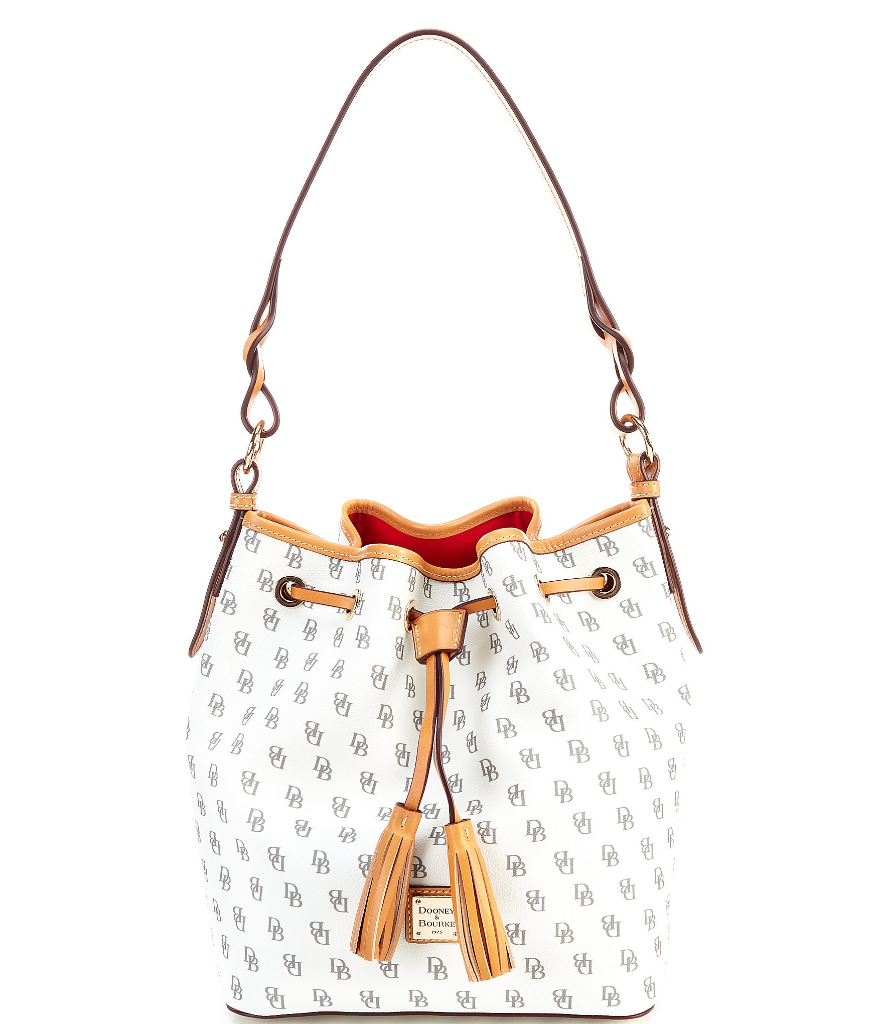 Dooney & Bourke Signature Blakely Collection Tasha Logo Drawstring ...