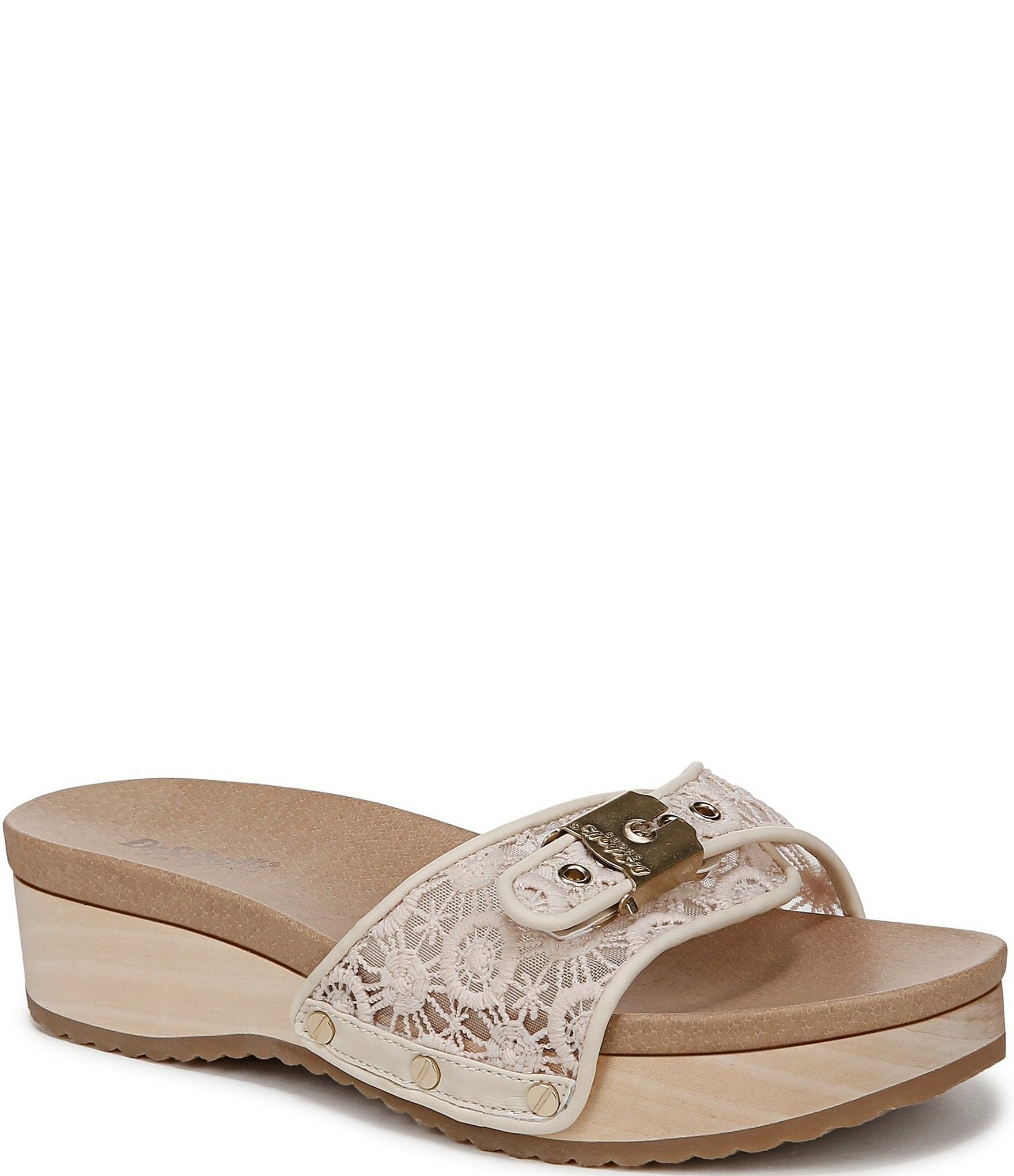 Dr. Scholl's Original Too Lace Mesh Platform Slide Sandals | Dillard's