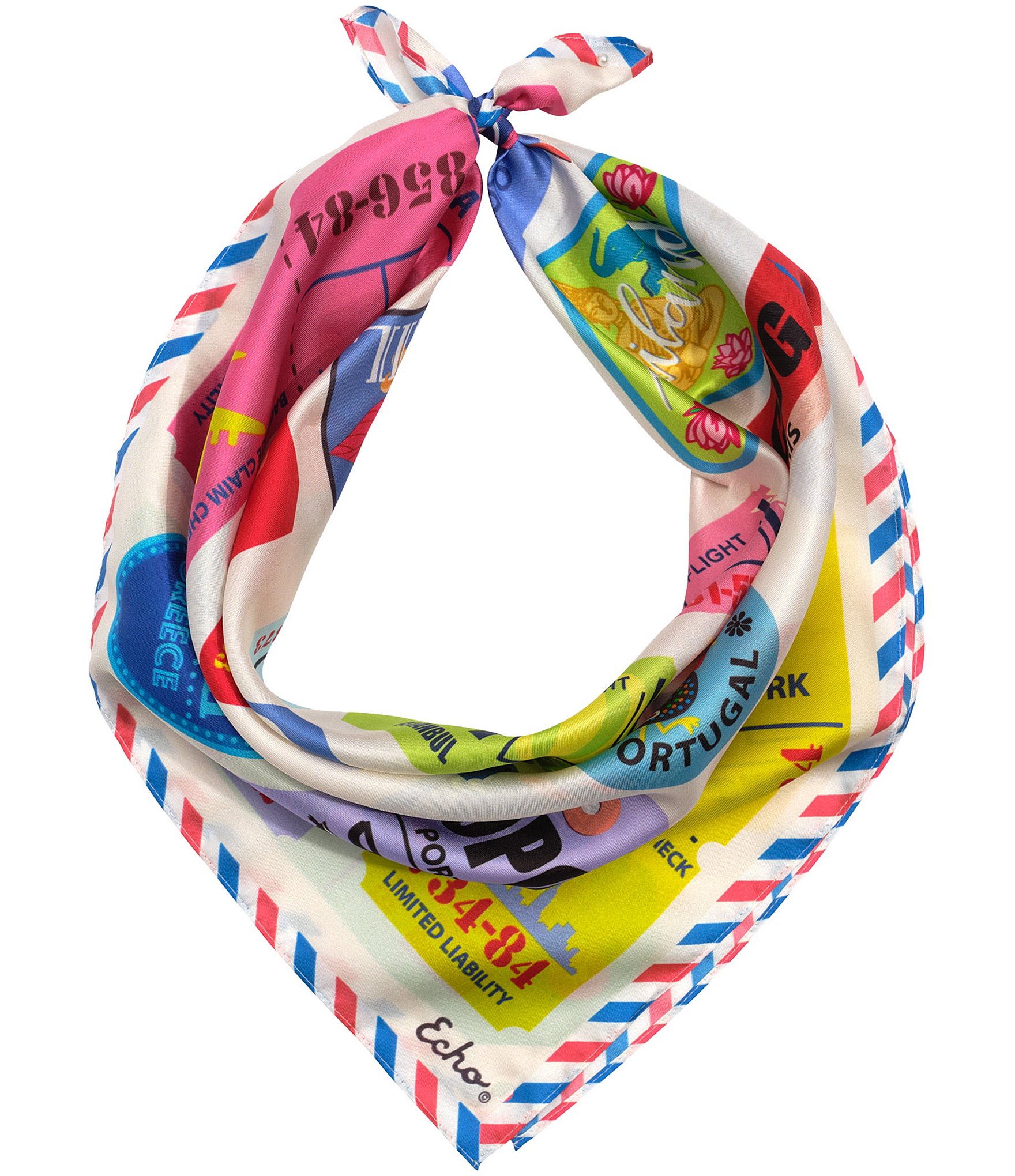 Echo Jet Set Silk Bandana Scarf | Dillard's