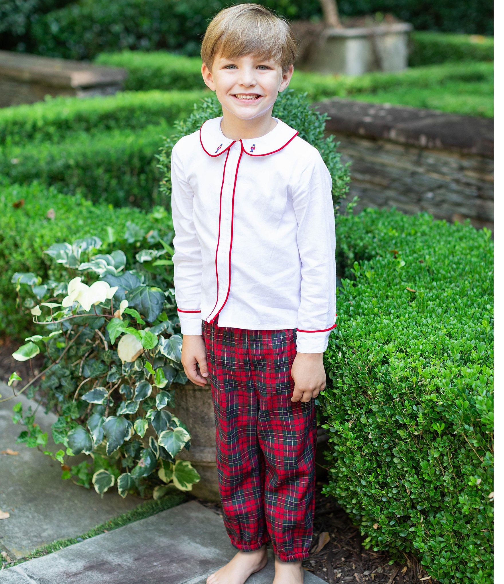 Edgehill Collection x Darby Fallon Clark Little Boys 2T-7 Tod Plaid ...