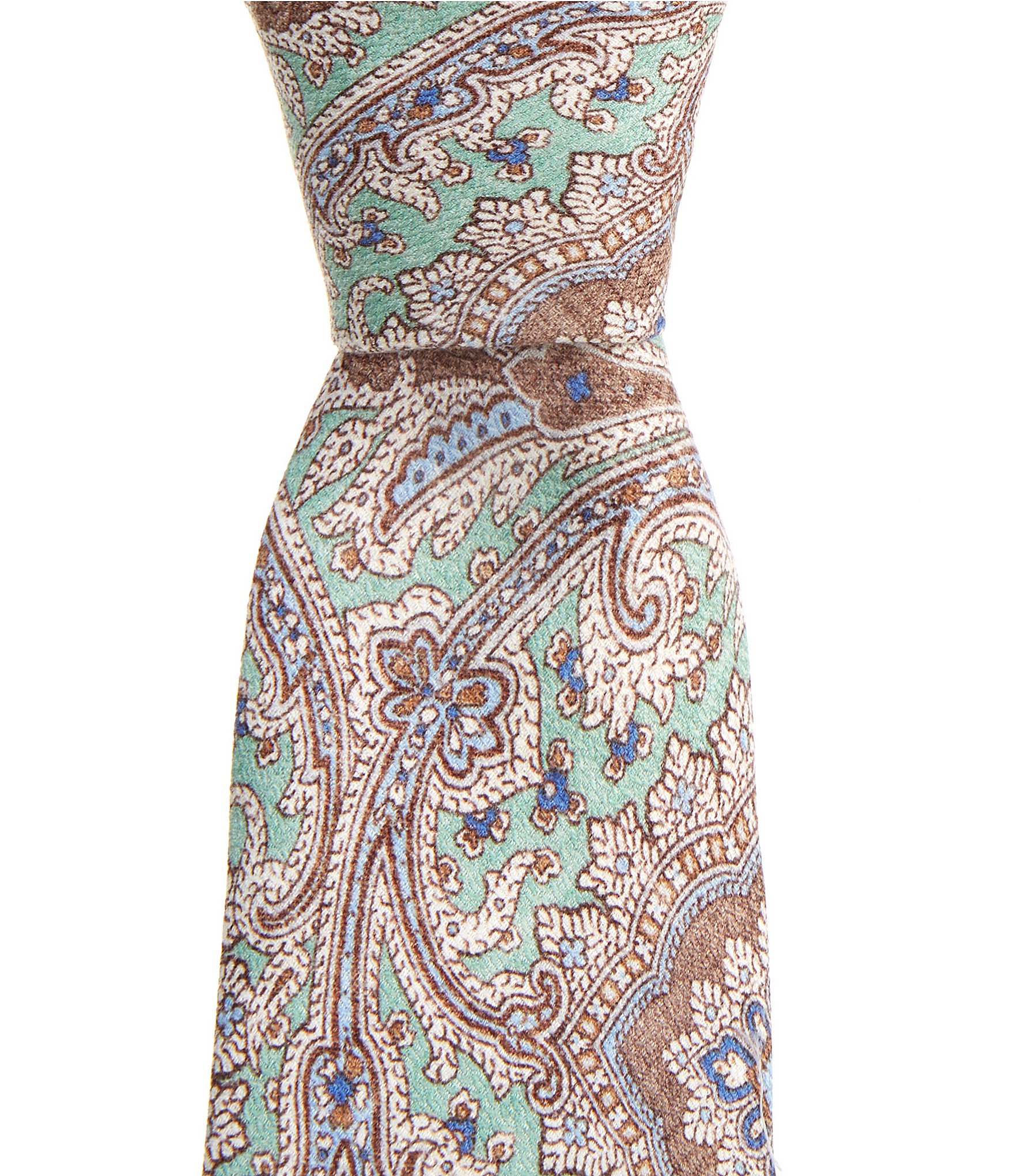 Edward Armah Paisley 3.3" Silk Tie | Dillard's