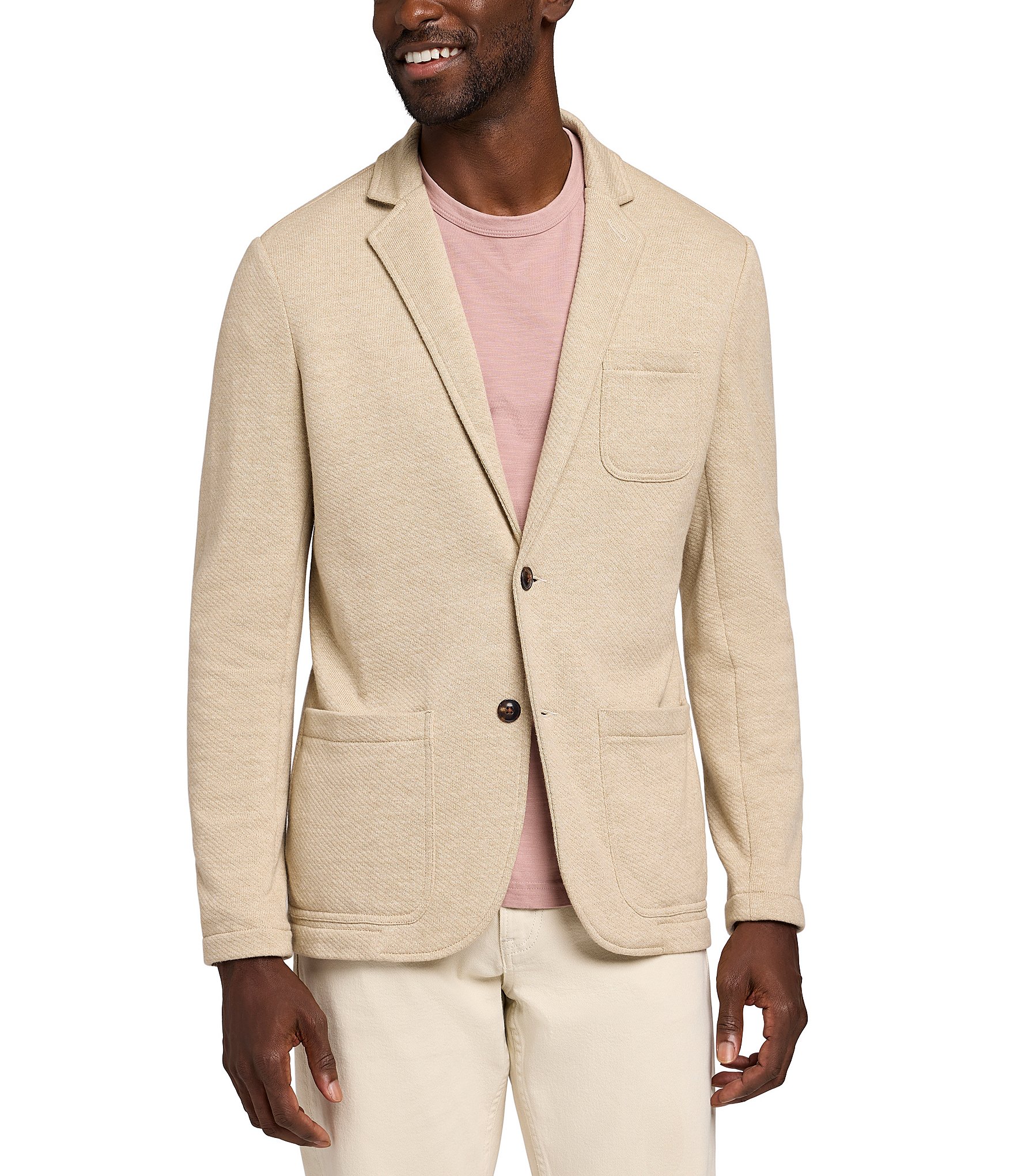 Faherty Slim Fit Unstructured Inlet Knit Stretch Blazer | Dillard's