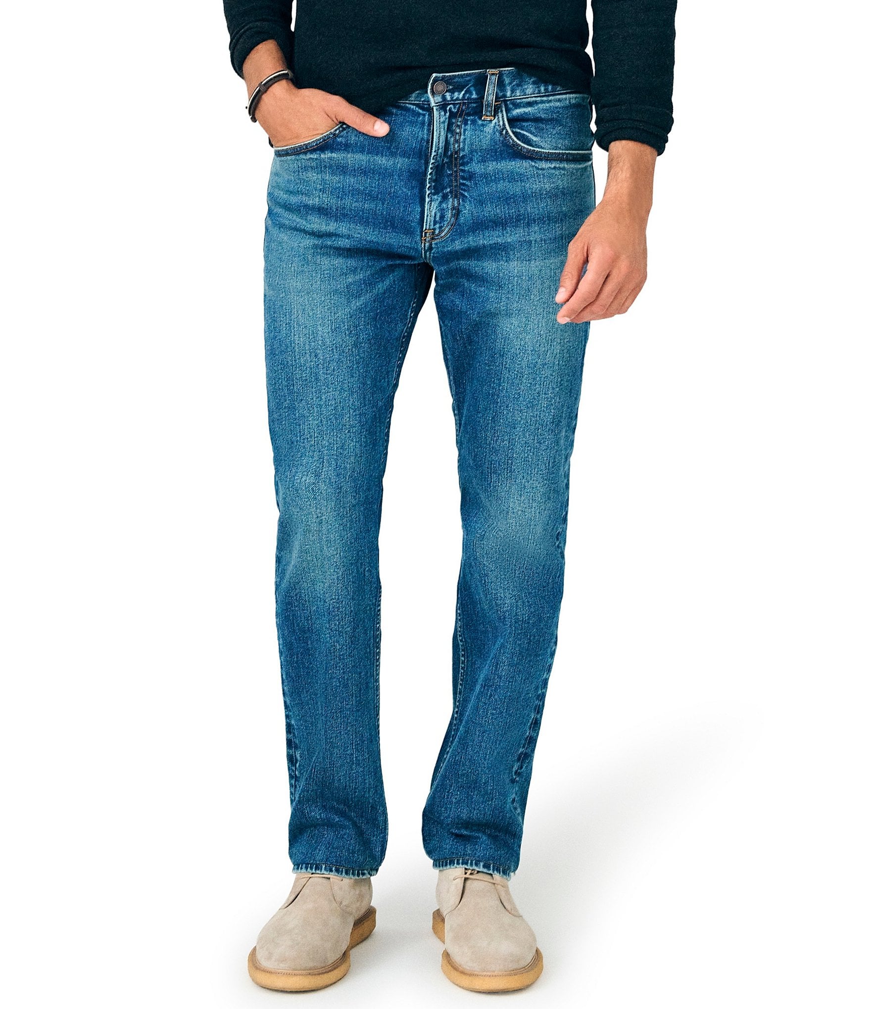 Faherty Slim-Straight Fit Stretch Denim Jeans | Dillard's