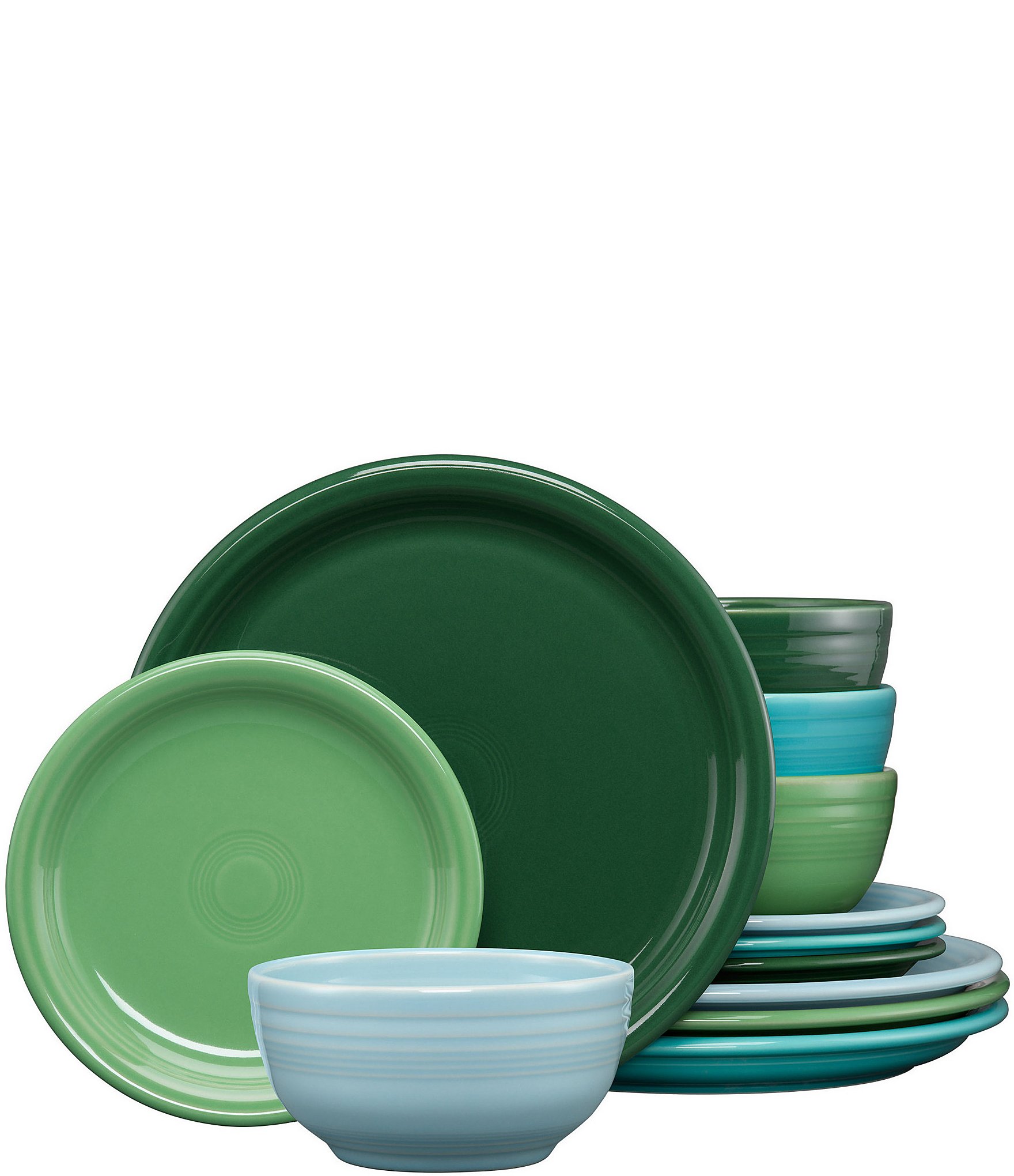 Fiesta Bistro Coupe 12-Piece Mixed Aegean Dinnerware Set, Service for 4 ... Fiesta Bistro Coupe 12-Piece Mixed Aegean Dinnerware Set, Service for 4 ...