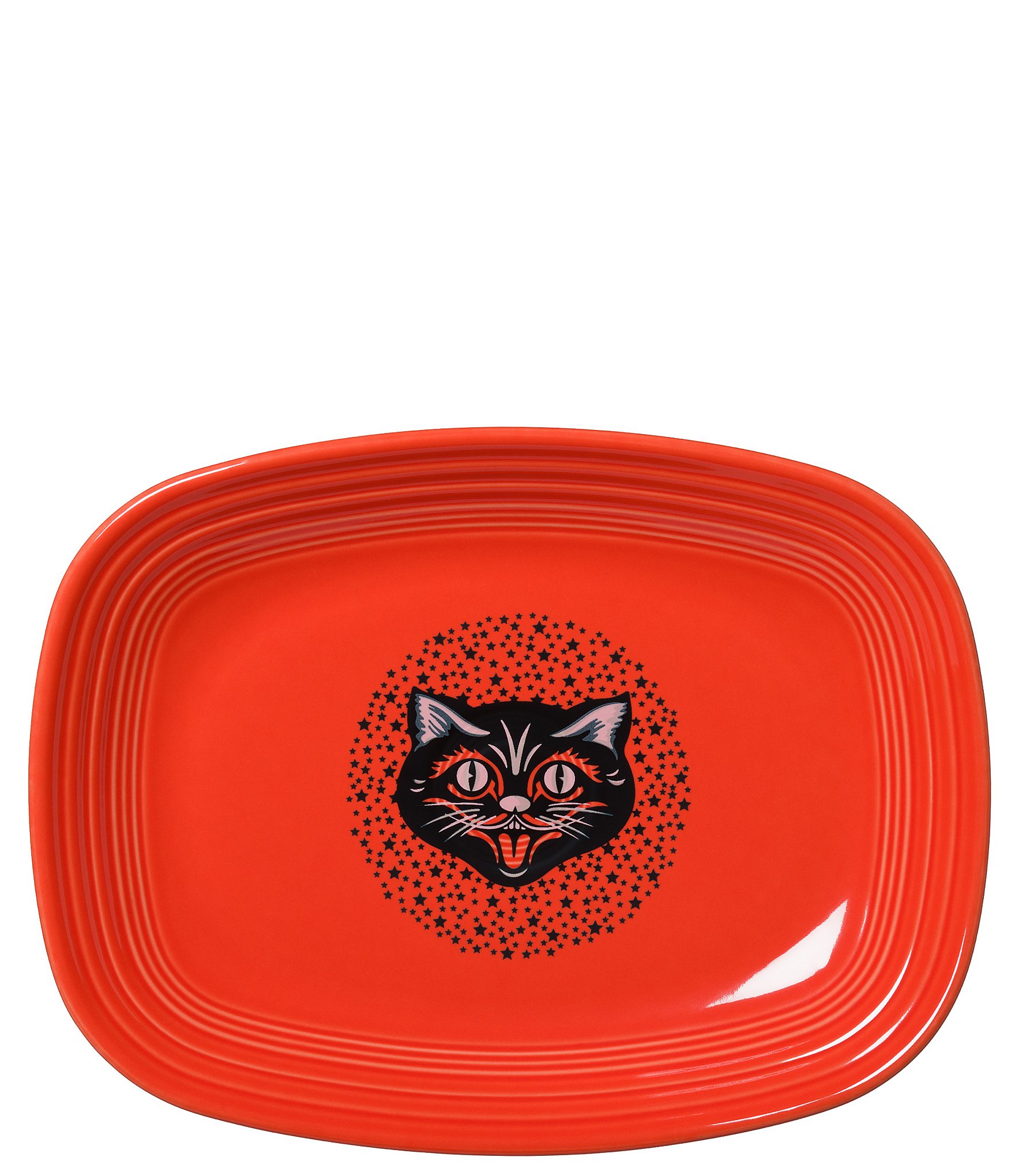 Fiesta Halloween Black Cat Rectangular Platter | Dillard's
