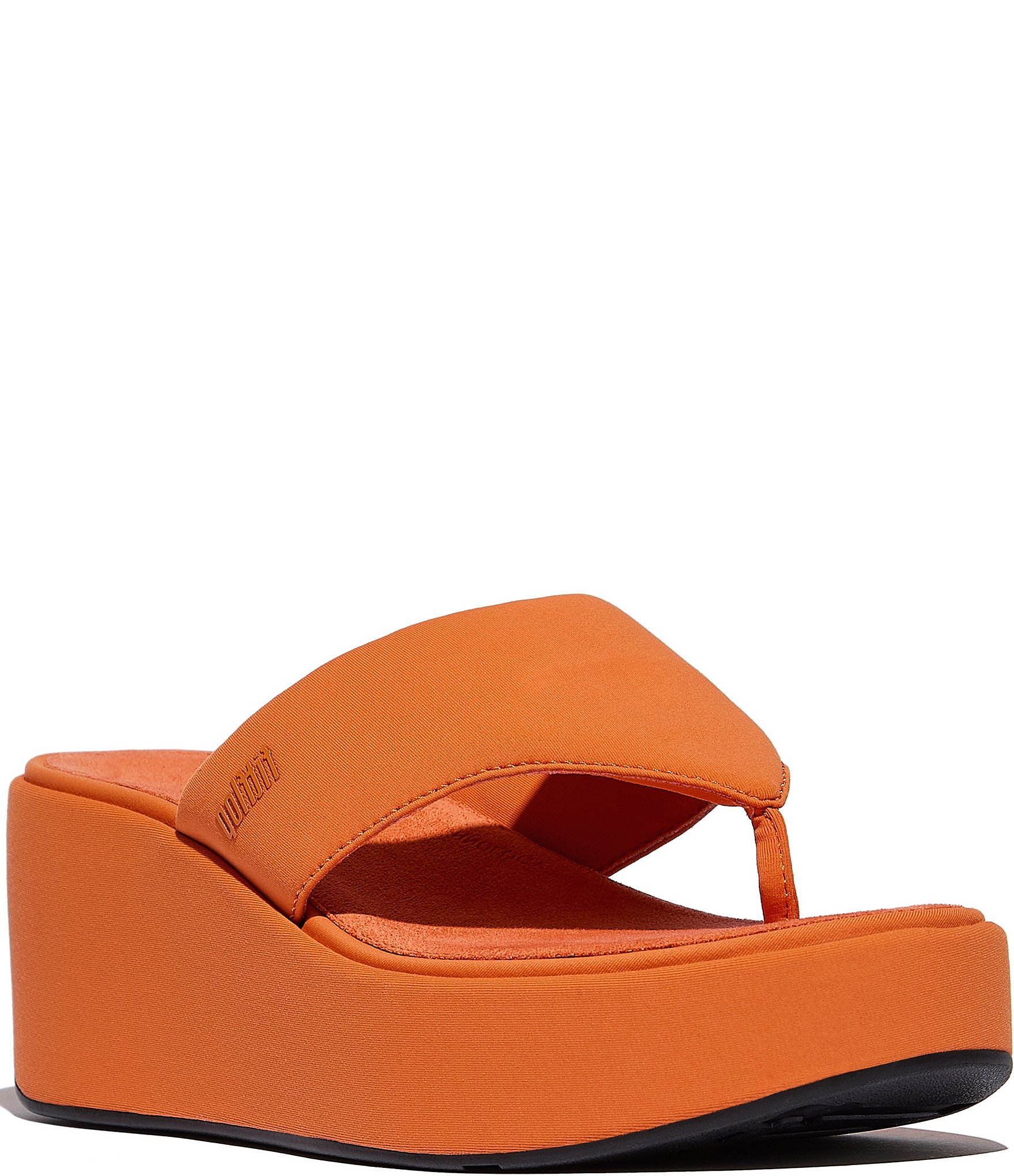 FitFlop Platform Wedge Toe-Post Sandals | Dillard's
