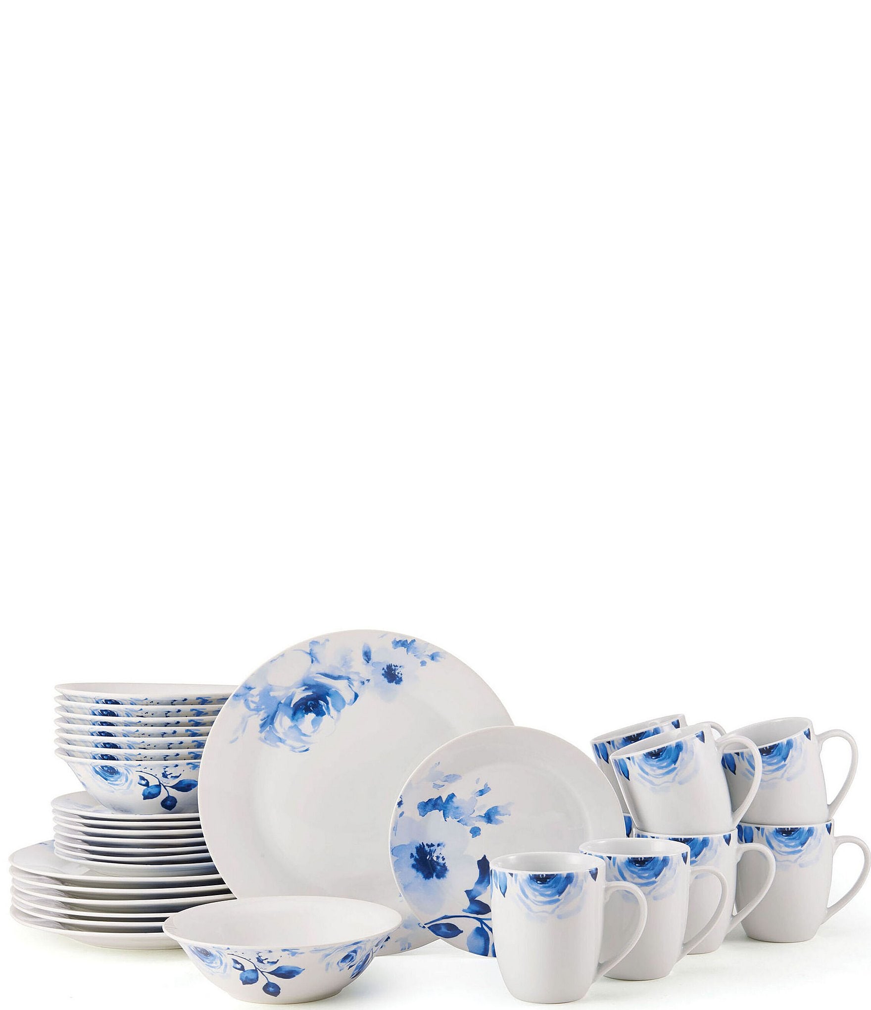 Fitz and Floyd Bloom 32-Piece Dinnerware Set | Dillard's