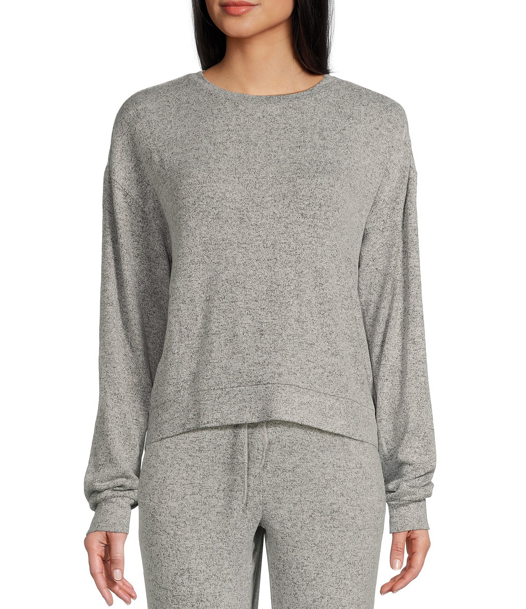 Fornia Soft Brushed Lounge Coordinating Pullover Top | Dillard's