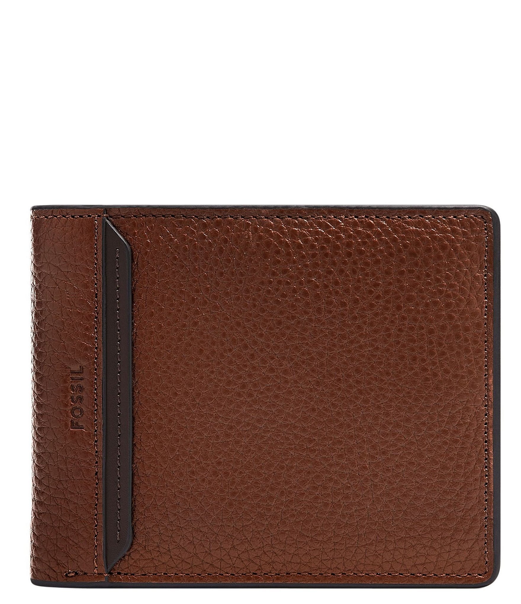 Fossil Huntington Bifold Flip ID Leather Wallet | Dillard's