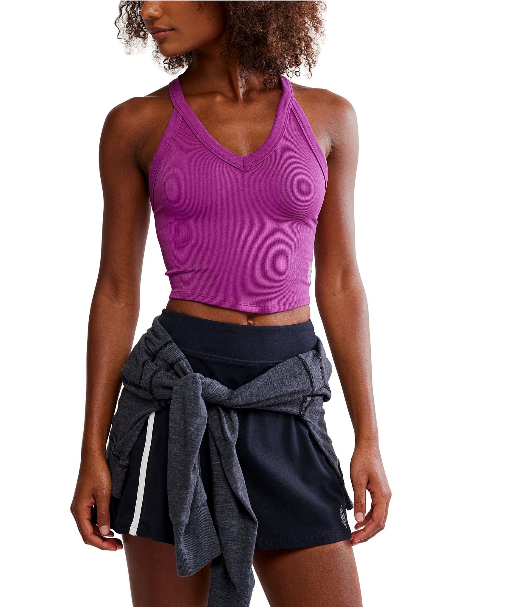 FP Movement All Clear V-Neck Sleeveless Cropped Cami | Dillard's