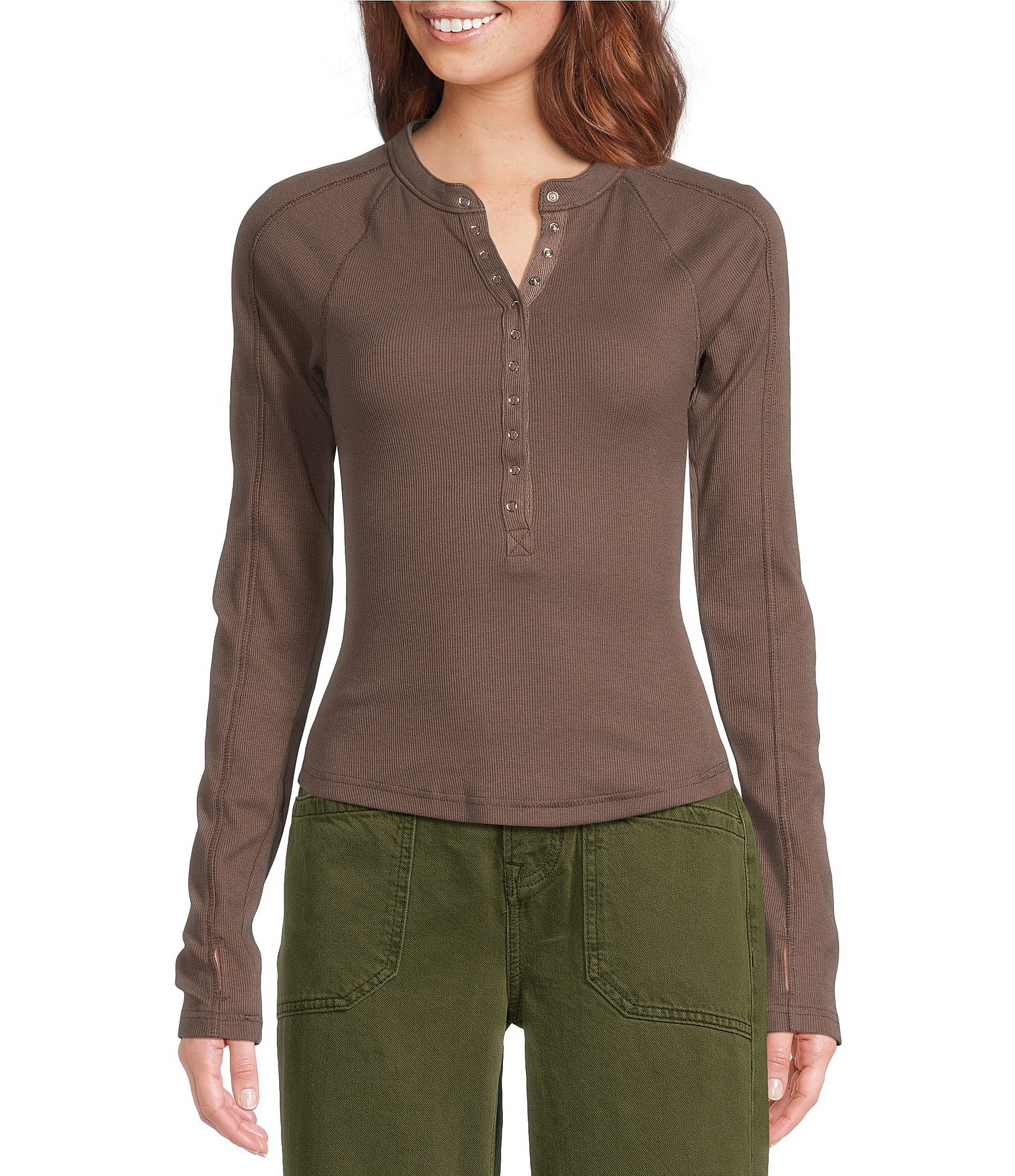 FP Movement Knit Kick Off Layer Long Sleeve Top | Dillard's