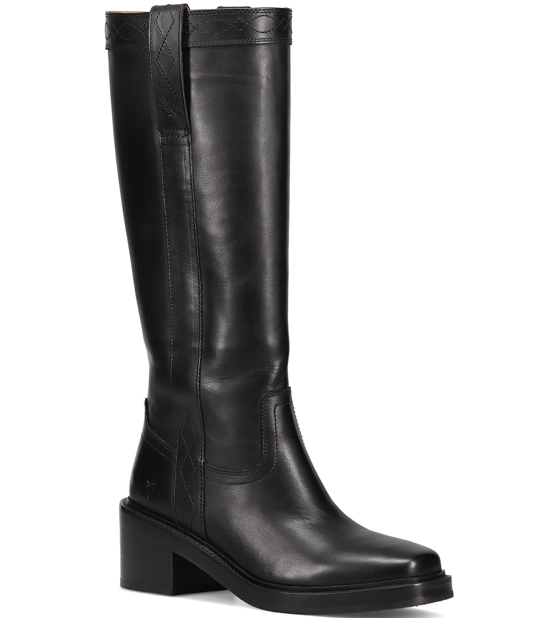 Frye Kate Pull On Leather Riding Boots | Dillard's