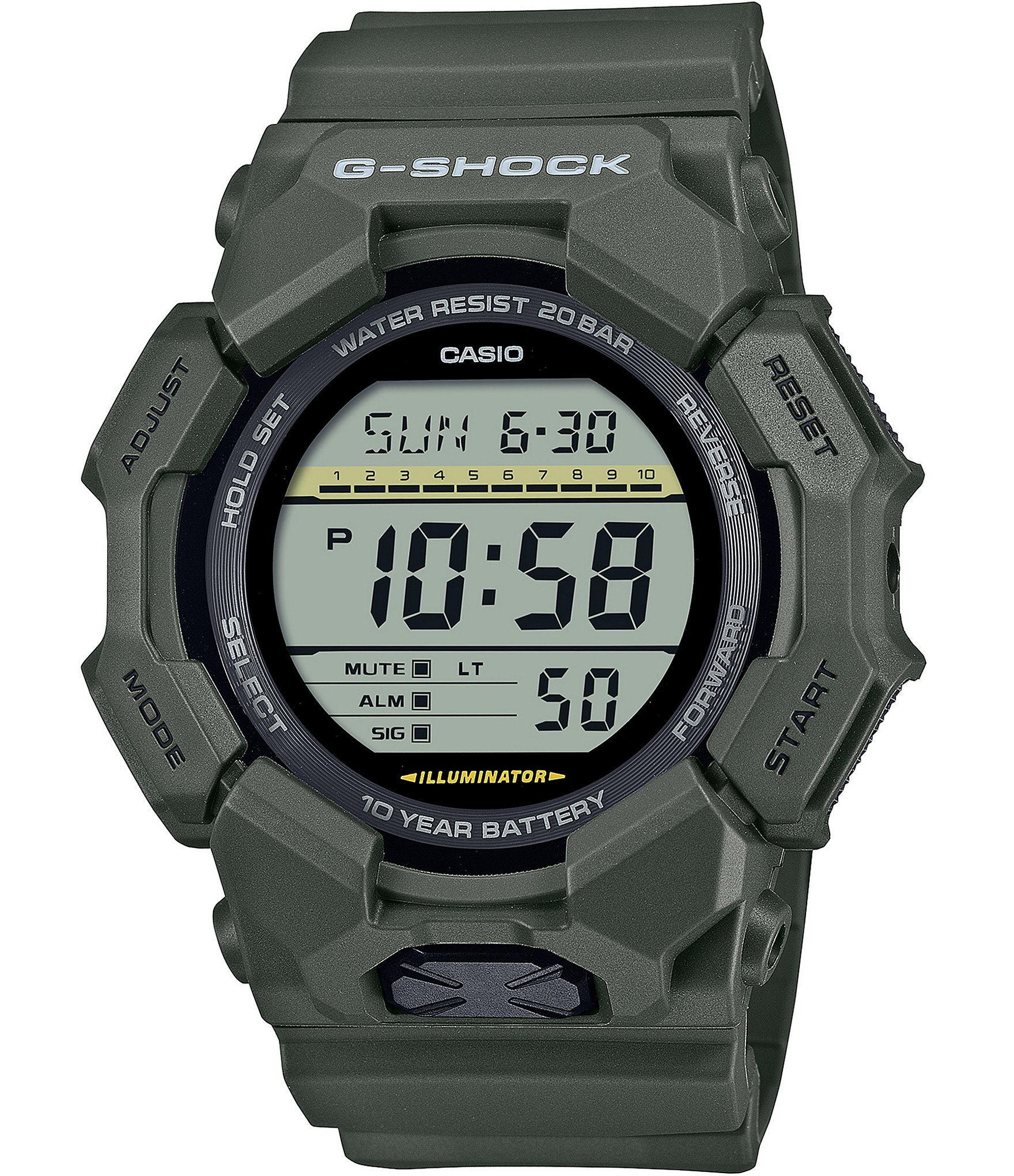 G-Shock Men's Digital Classic Resin Strap Watch | Dillard's