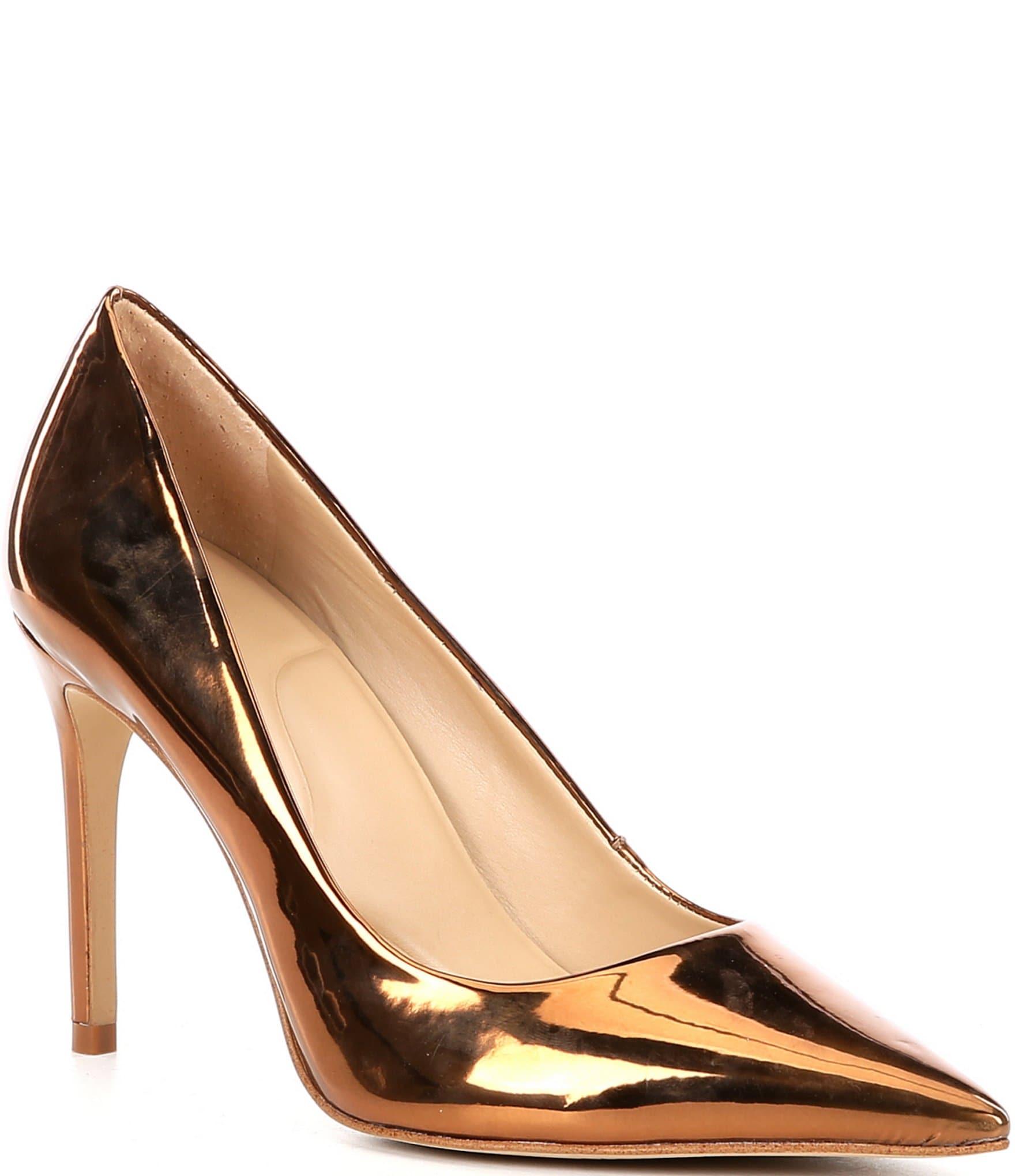 Gianni Bini Sampras Mirror Metallic Pointed Toe Pumps Gianni Bini Sampras Mirror Metallic Pointed Toe Pumps