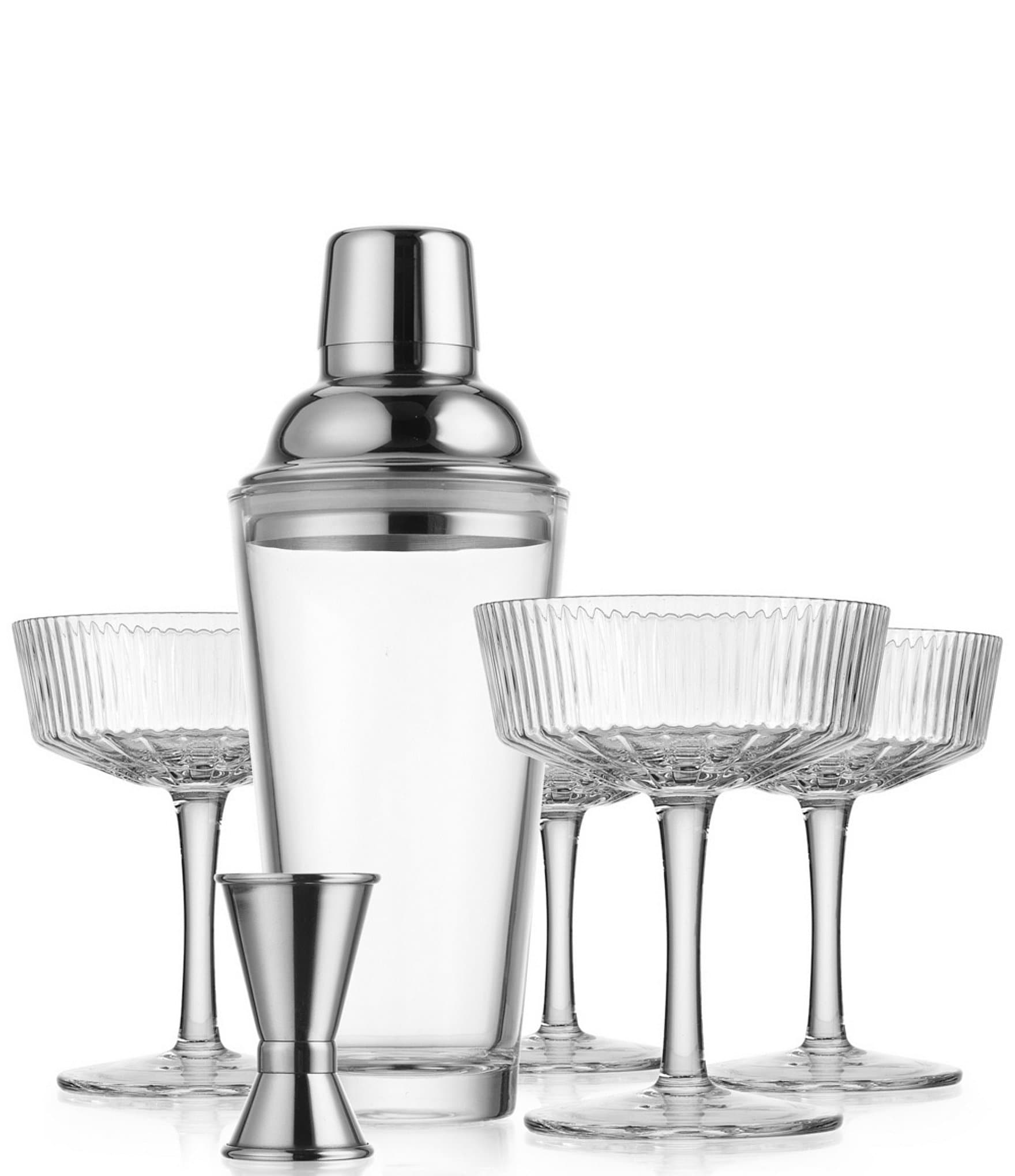 Godinger Crystal Espresso Martini 6-Piece Set | Dillard's