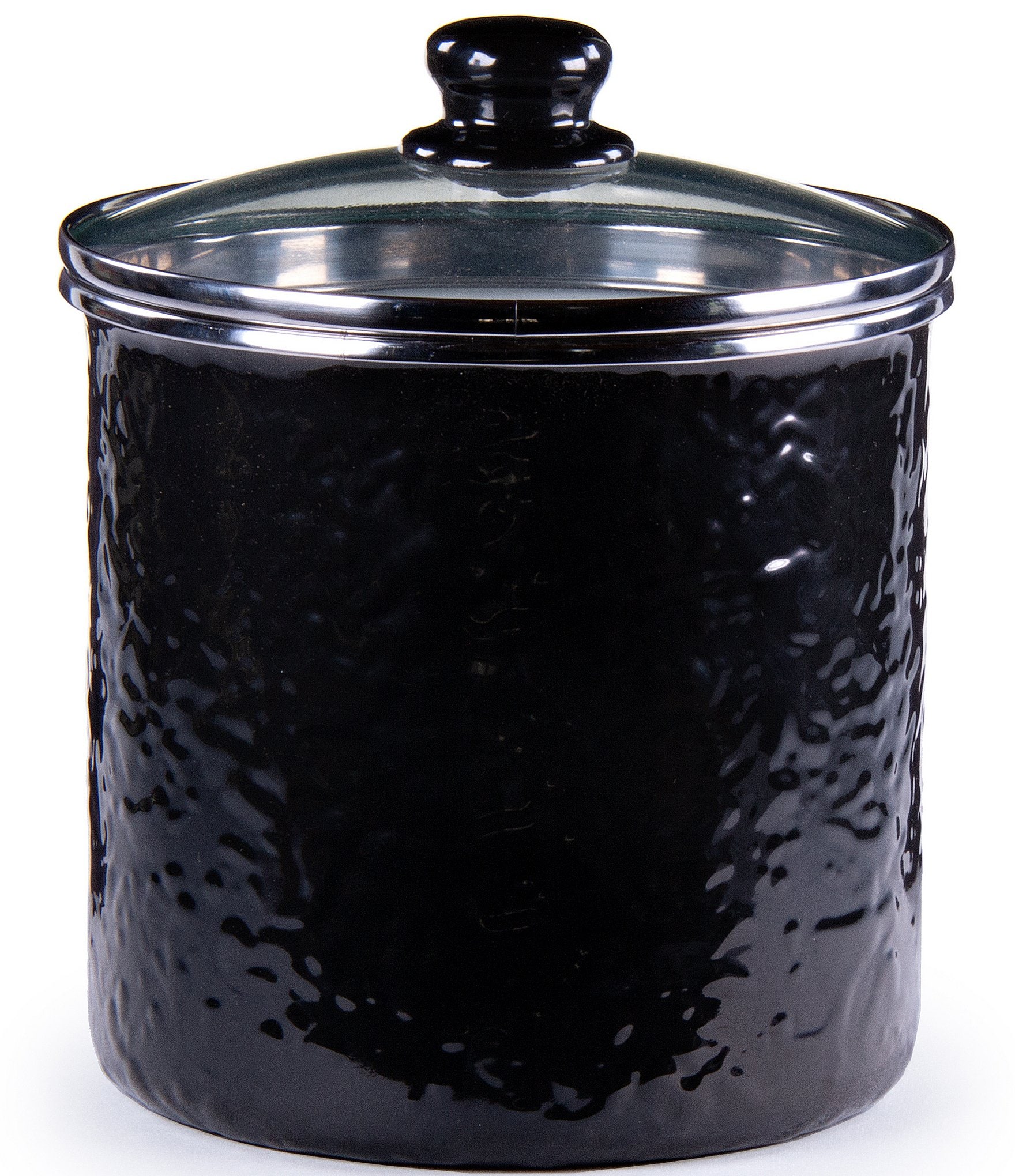 Golden Rabbit Enamelware Solid Texture Canister | Dillard's