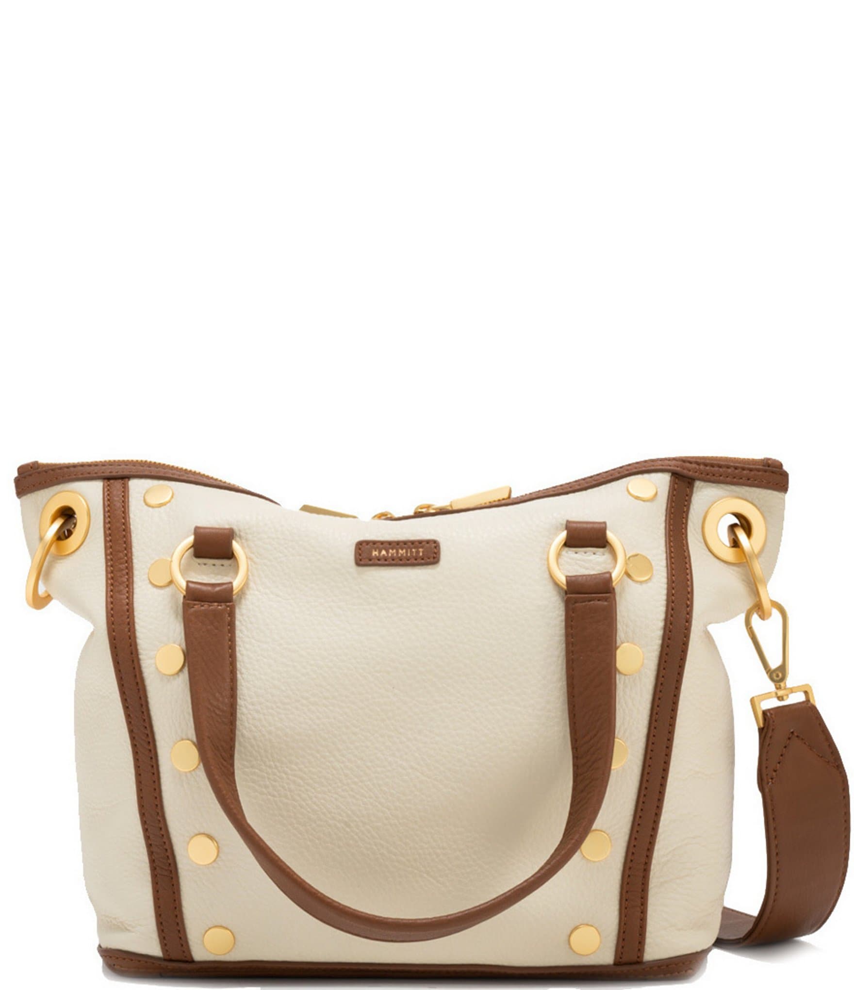 Hammitt Daniel Medium Contrast Trim Satchel Bag | Dillard's