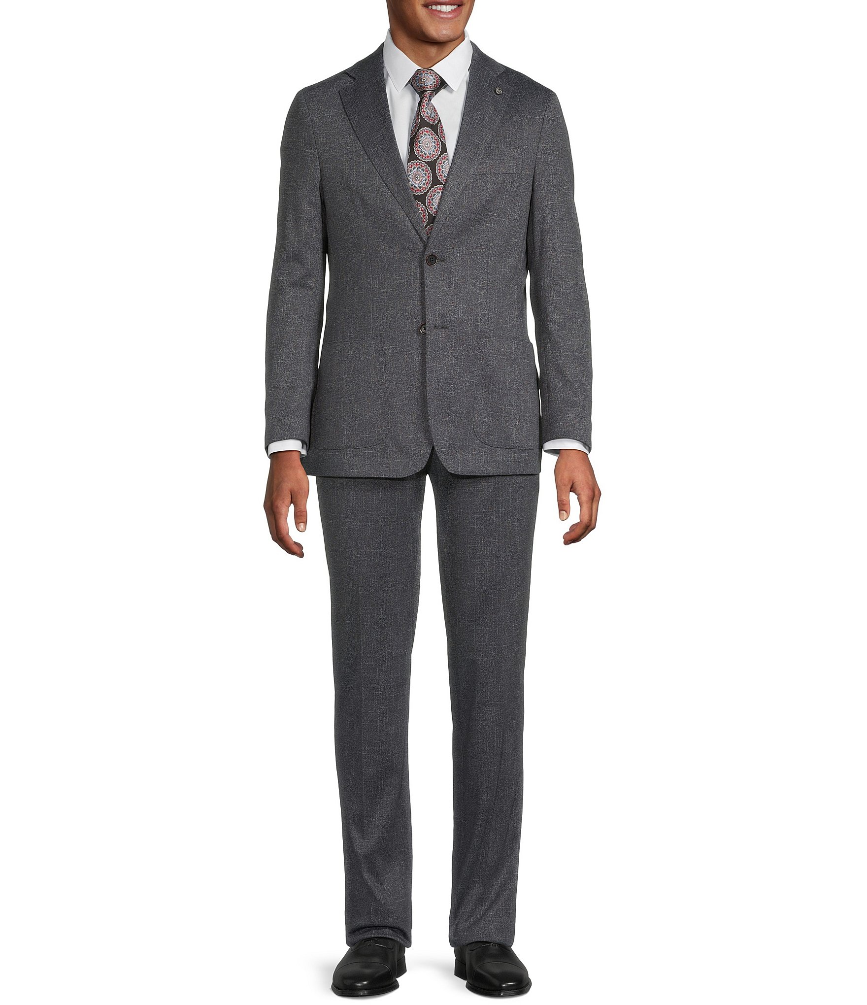 Hart Schaffner Marx New York Modern Fit Flat Front 2-Piece Suit | Dillard's