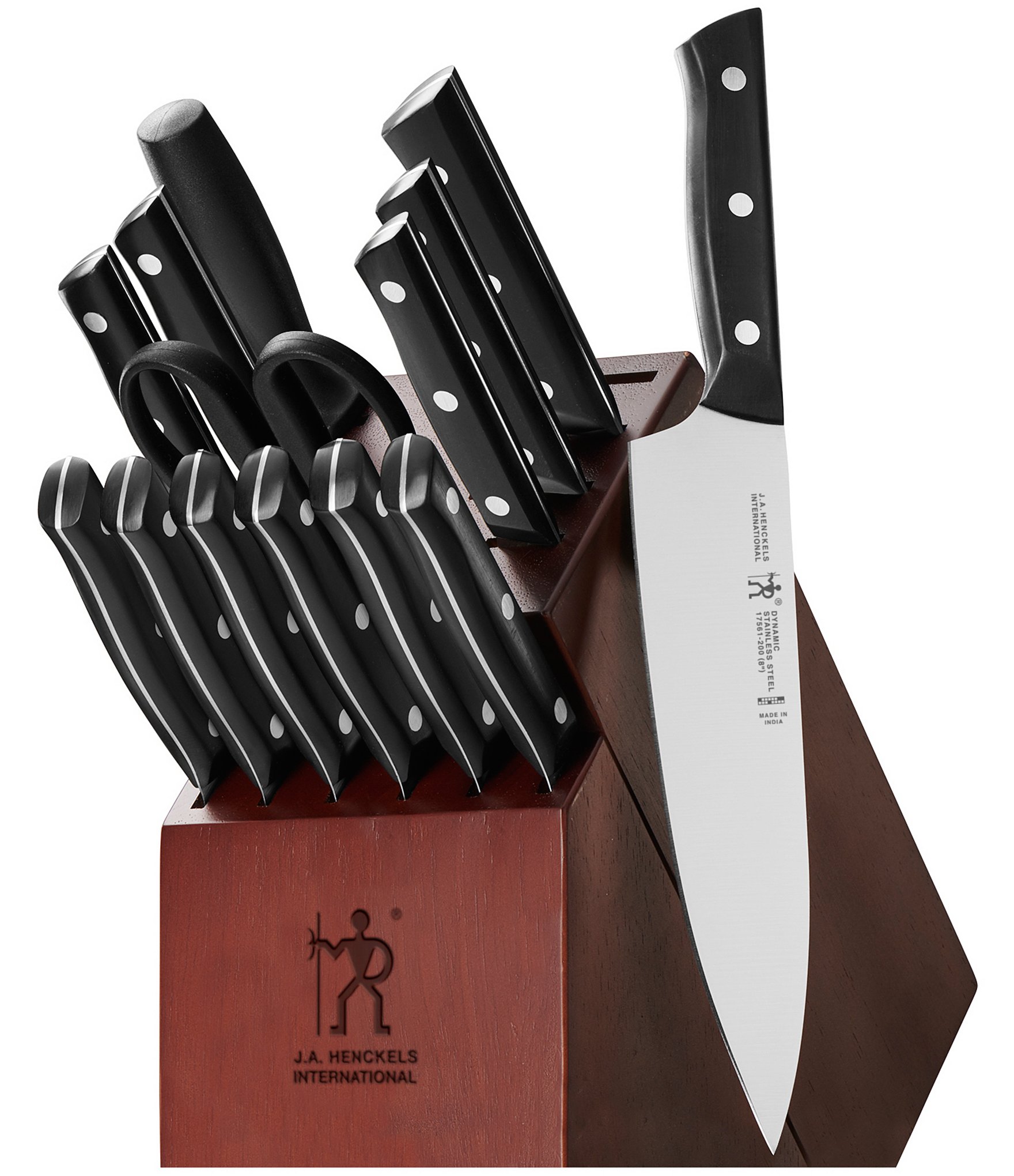Henckels Dynamic Razor-Sharp 15-Piece Knife Block Set | Dillard's