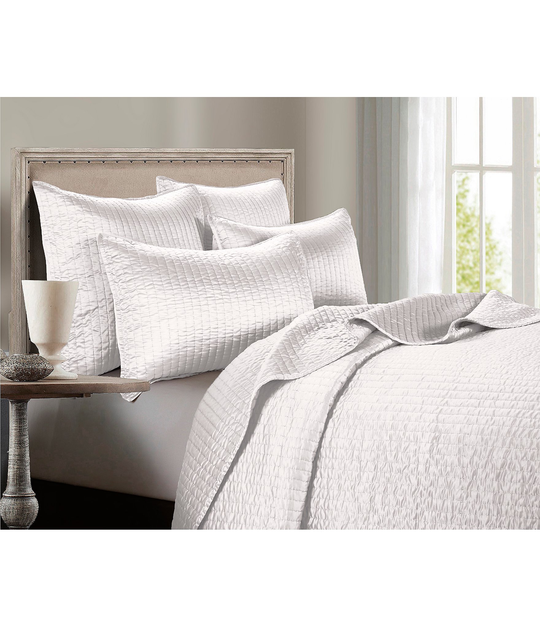 HiEnd Accents Channel Satin Quilt Mini Set | Dillard's