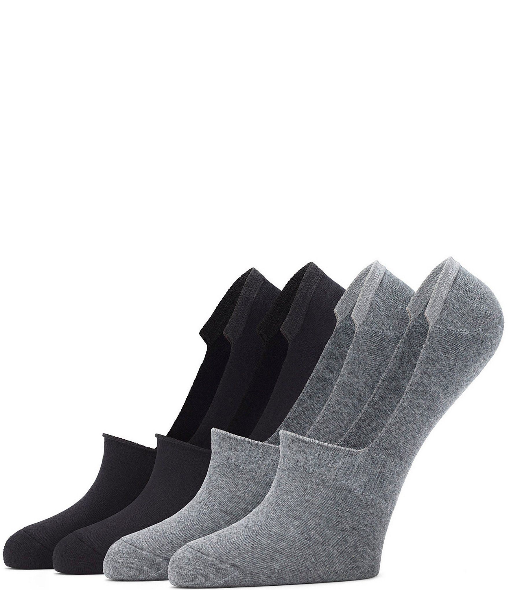 HUE Sneaker Liner Socks 4 Pack Dillard s