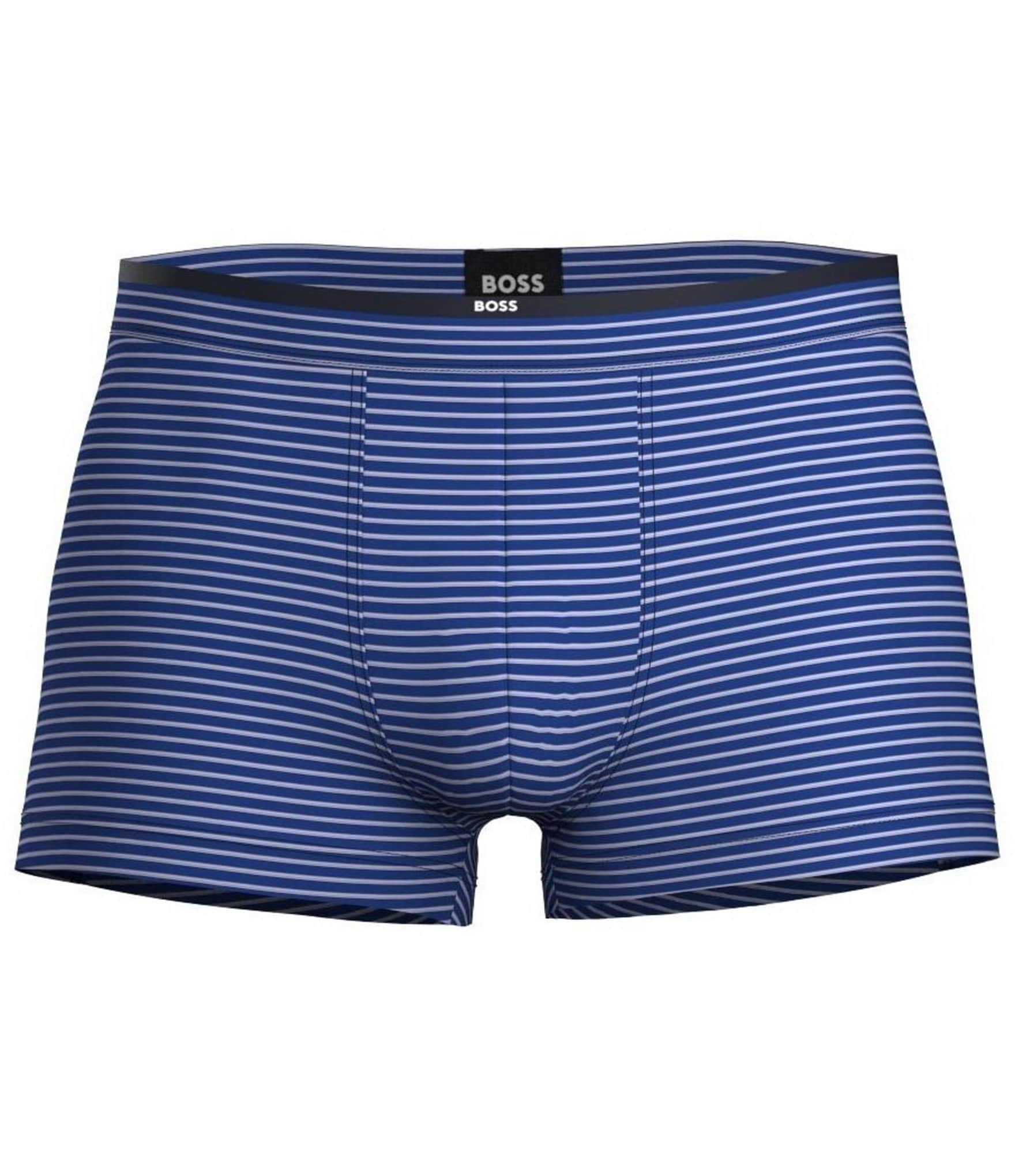 Hugo Boss Engineered-Stripe 2.5" Trunks | Dillard's