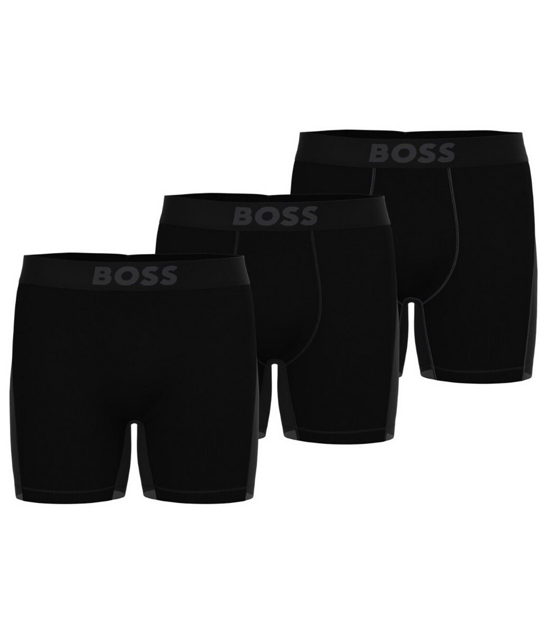 Hugo Boss Solid Active Boxer Briefs 3-Pack | Dillard's