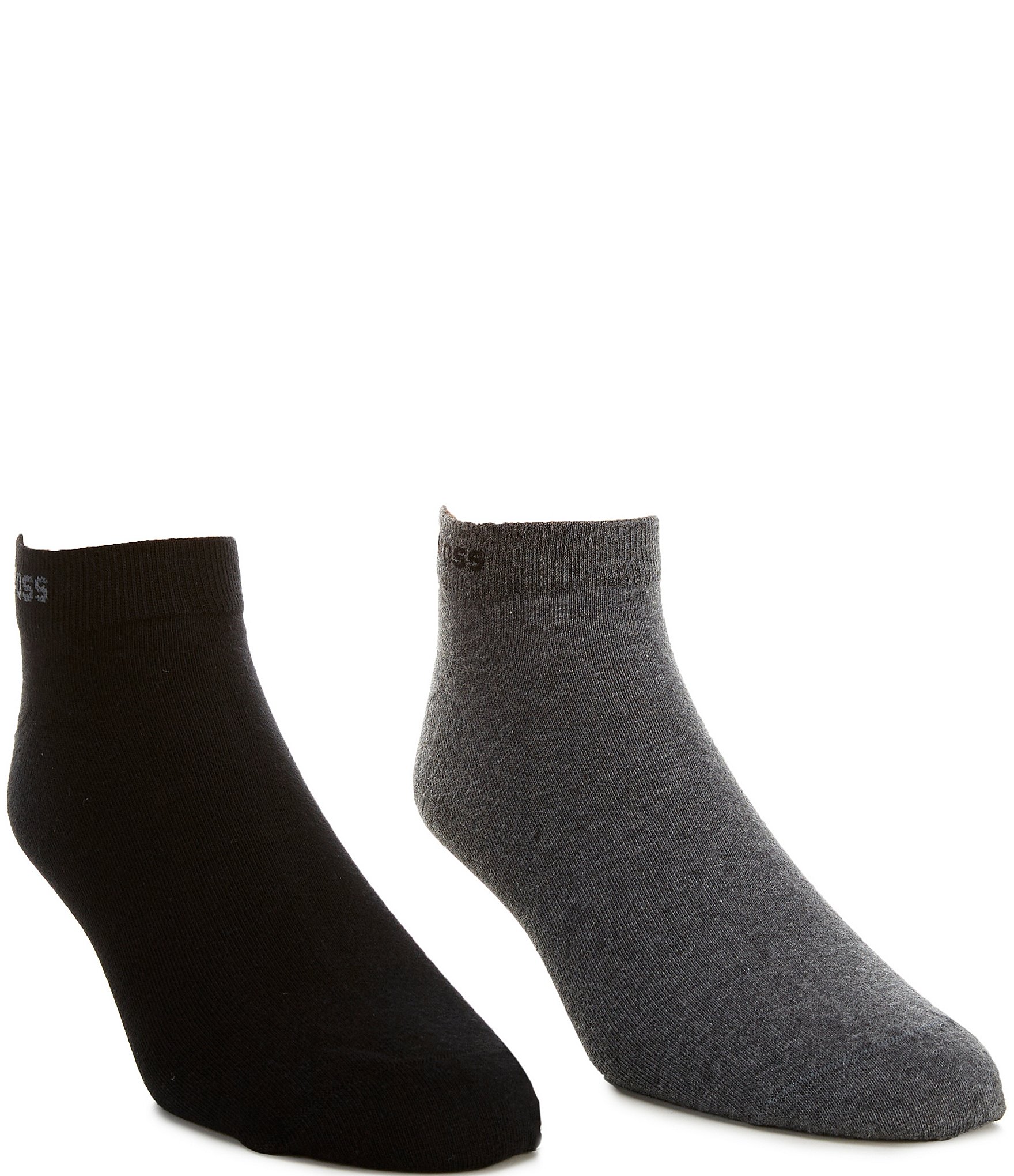 Hugo Boss Solid Ankle Socks 2-Pack | Dillard's