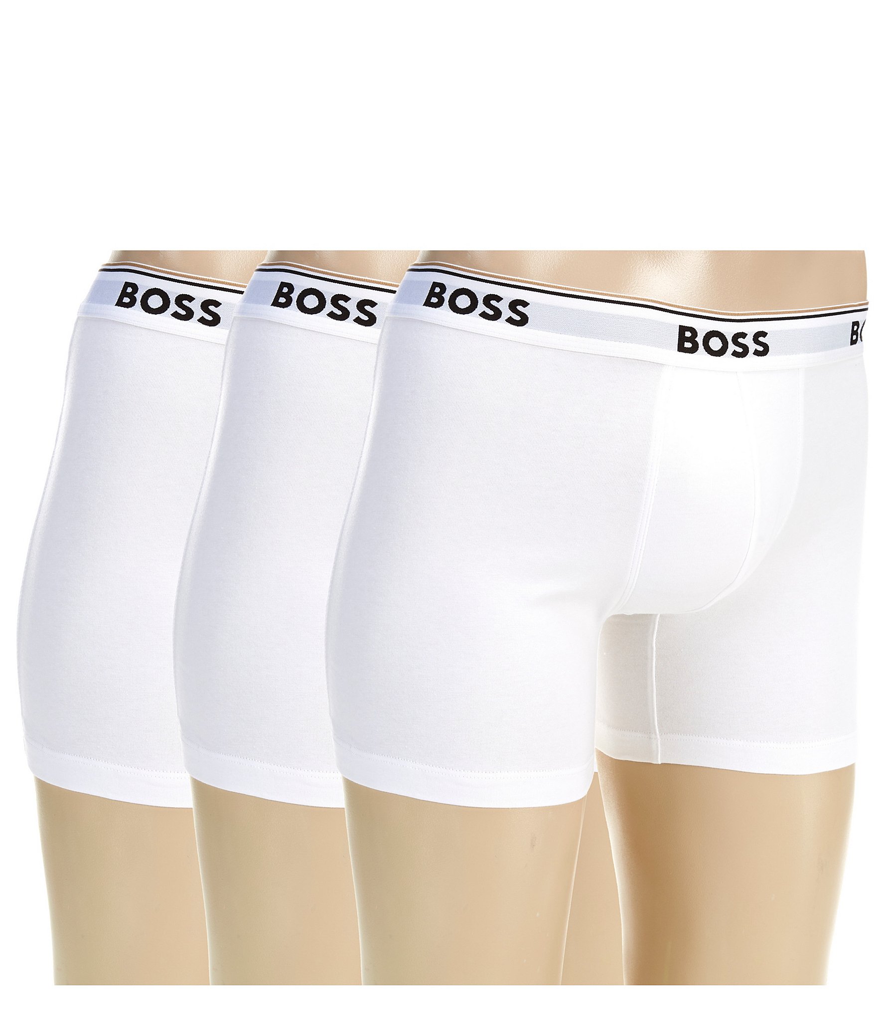 Hugo Boss Solid Power Boxer Briefs 3-Pack | Dillard's