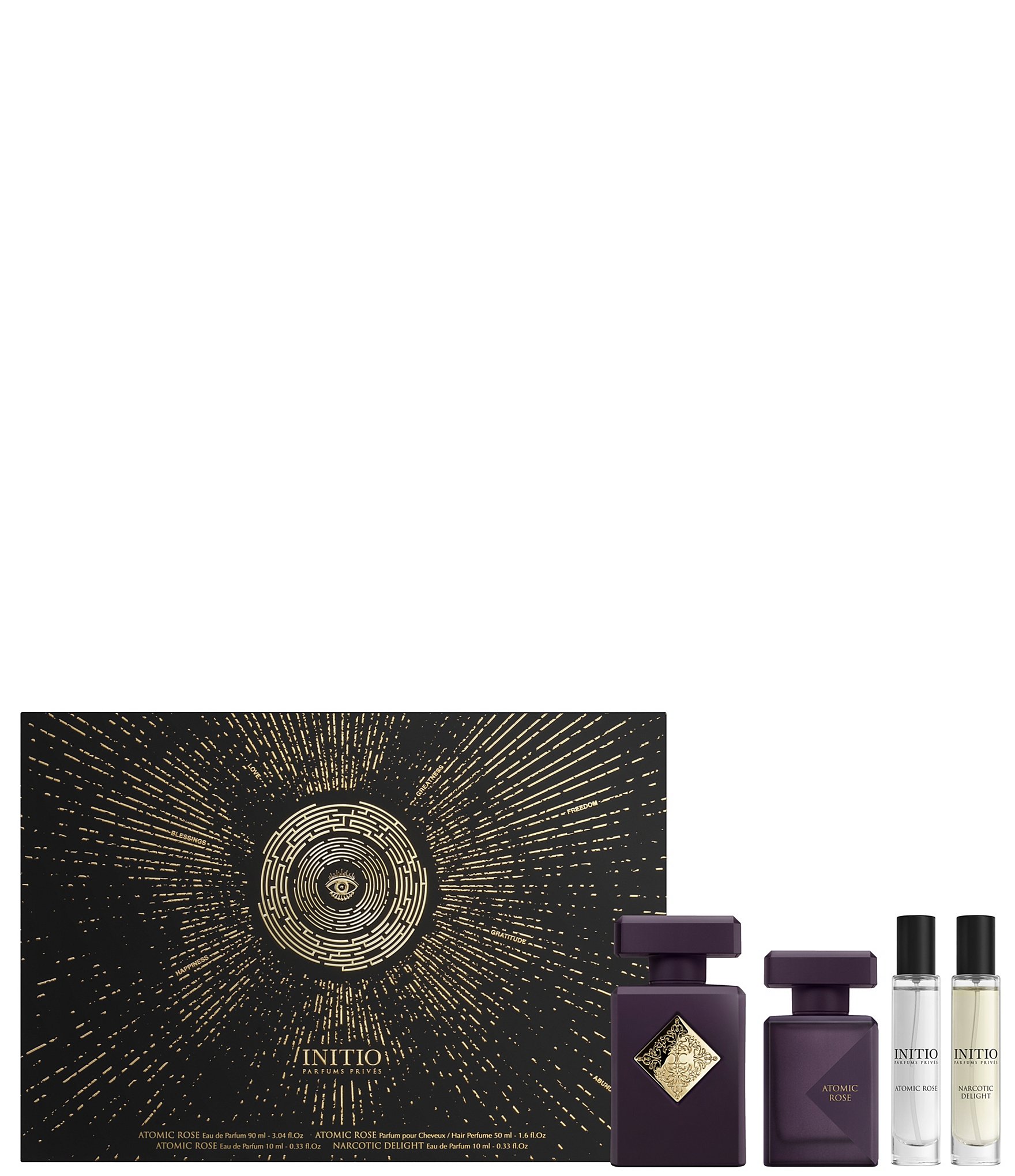 Initio Parfums Prives Atomic Rose Eau de Parfum 4-Piece Coffret Gift ...